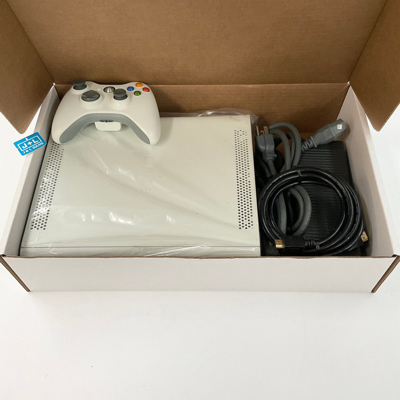 Microsoft Xbox 360 Console White - Xbox 360 [Pre-Owned] | J&L Game