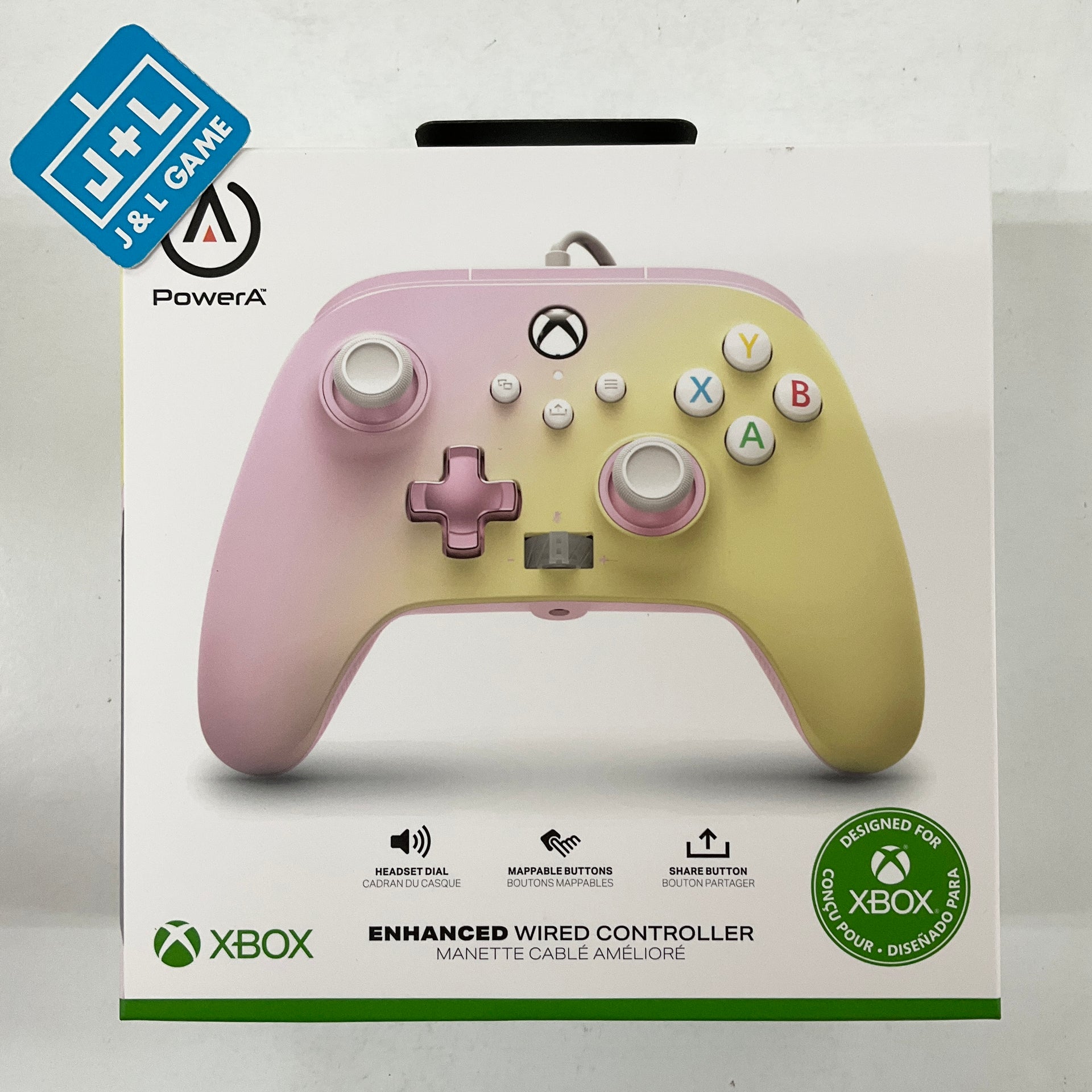 PowerA Enhanced Wired Controller (Pink Lemonade) - (XSX) Xbox Series X ...