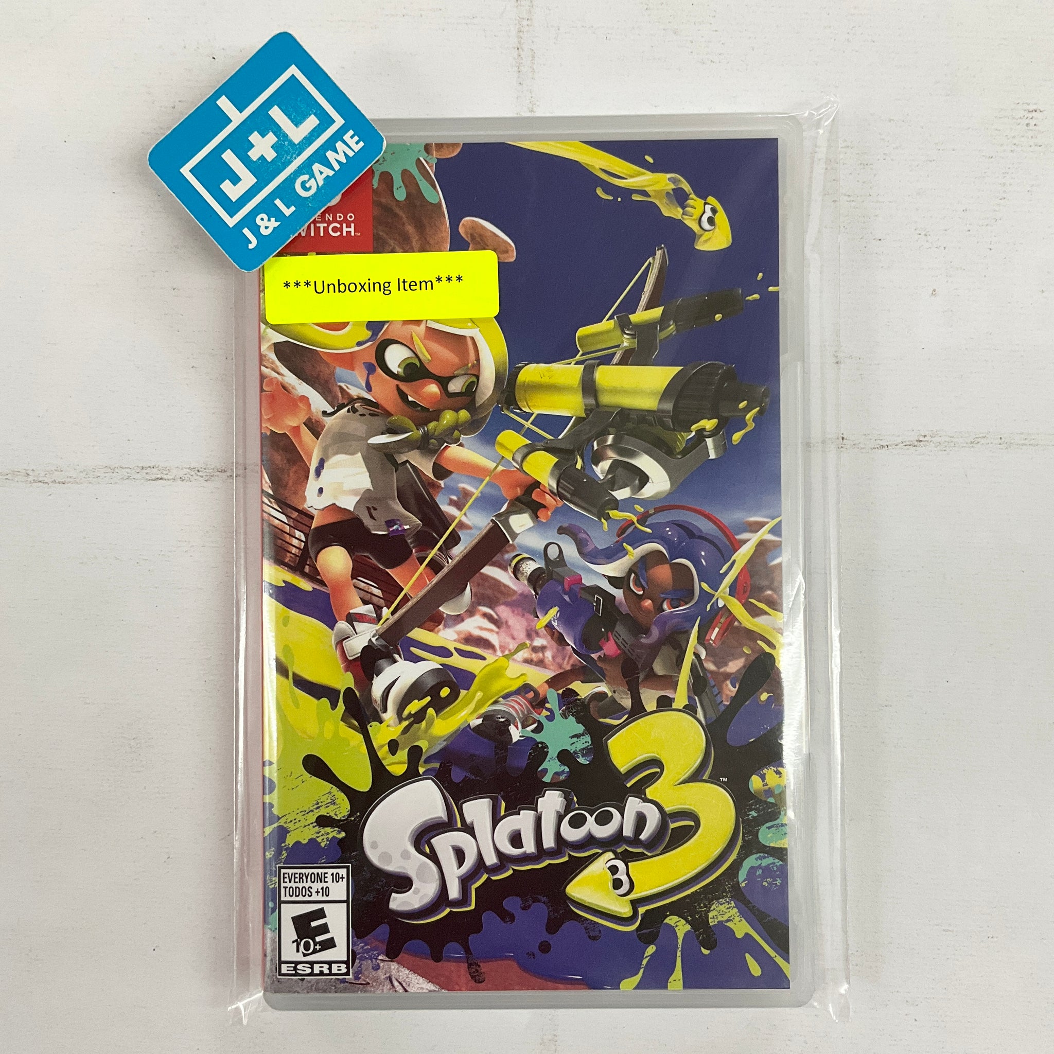 Splatoon 3 - (NSW) Nintendo Switch [UNBOXING] – J&L Video Games New ...