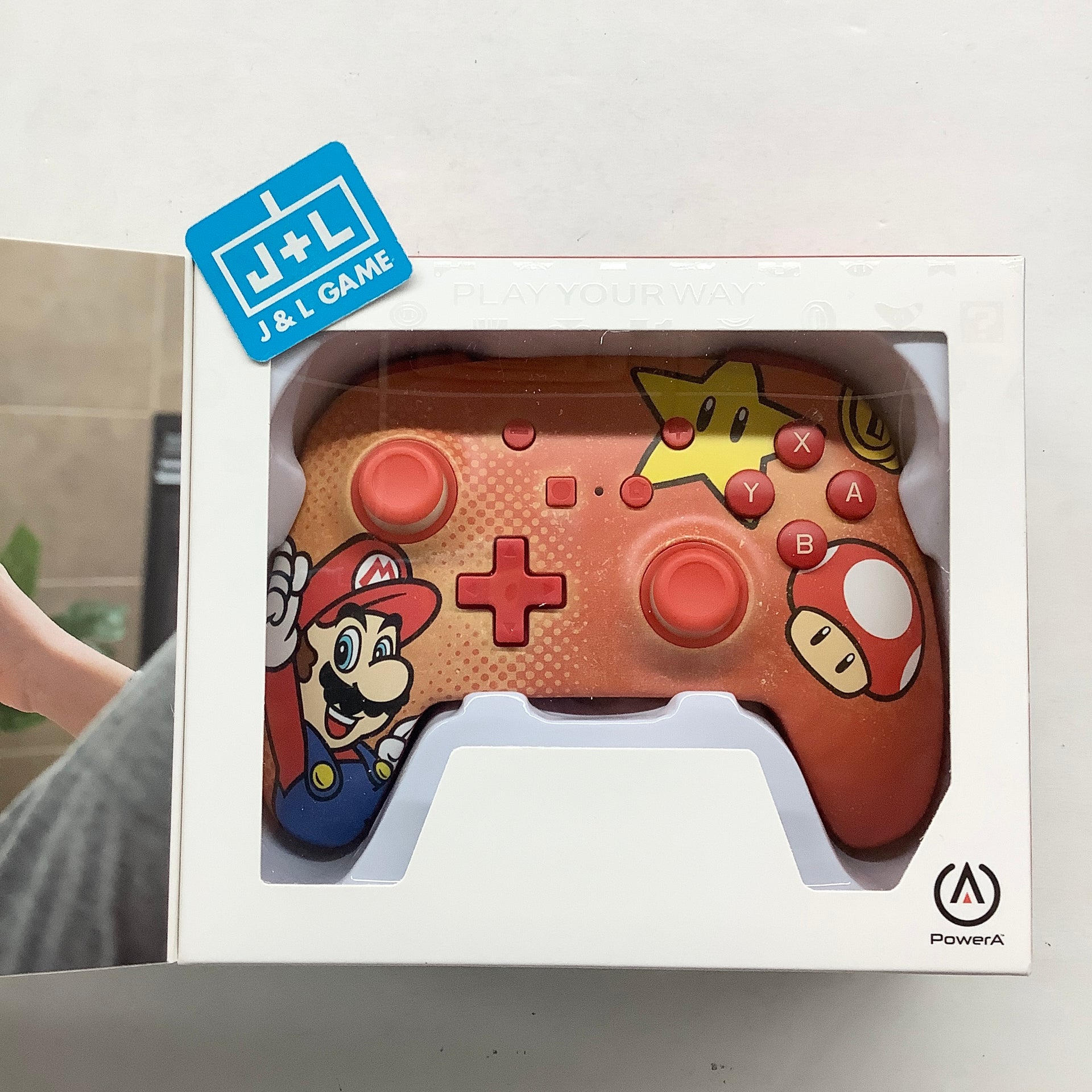 PowerA Enhanced Wired Controller (Mario Vintage) - (NSW) Nintendo Swit ...