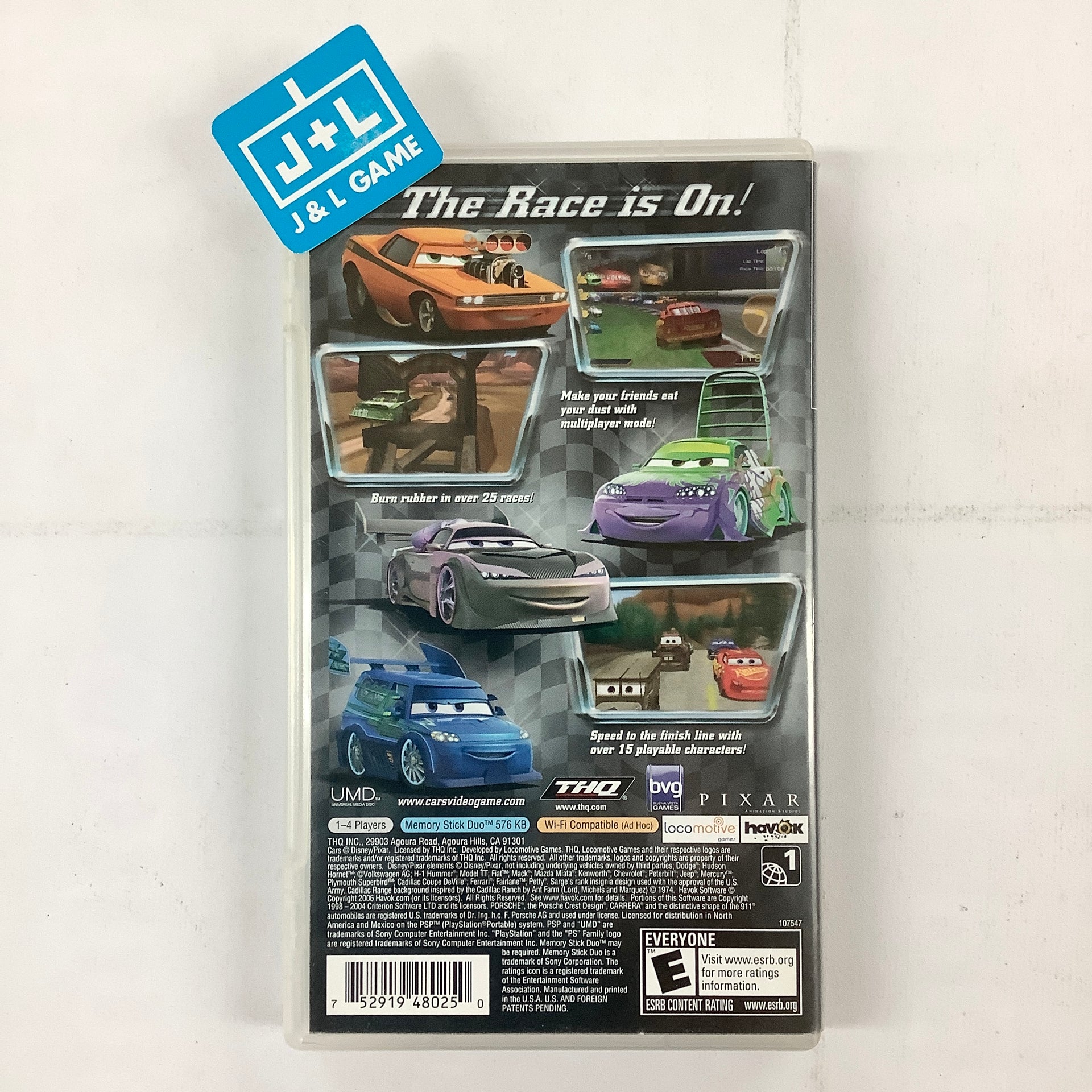 Cars - Sony PSP [Pre-Owned] | J&L Game