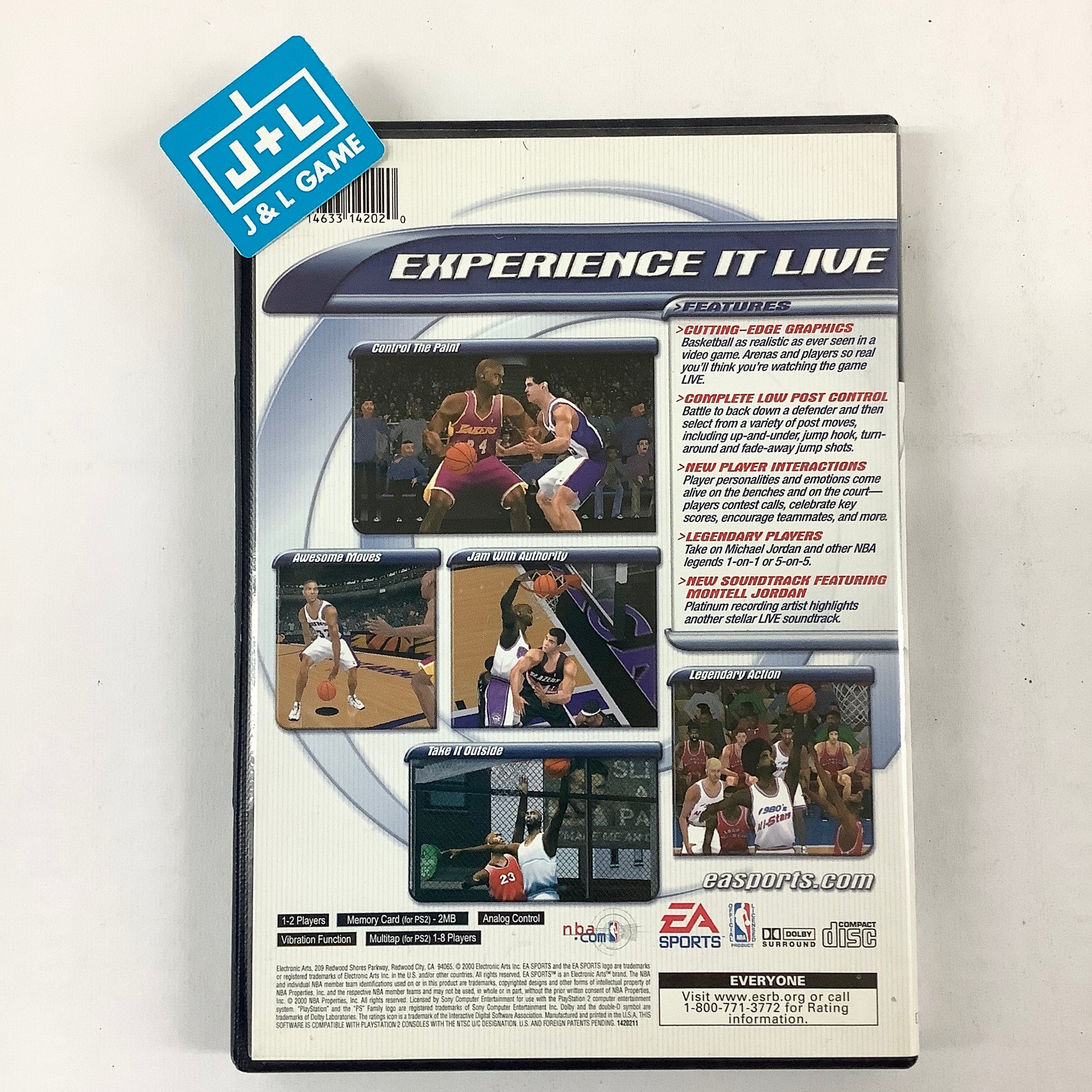 NBA Live 2001 - (PS2) PlayStation 2 [Pre-Owned] | J&L Game