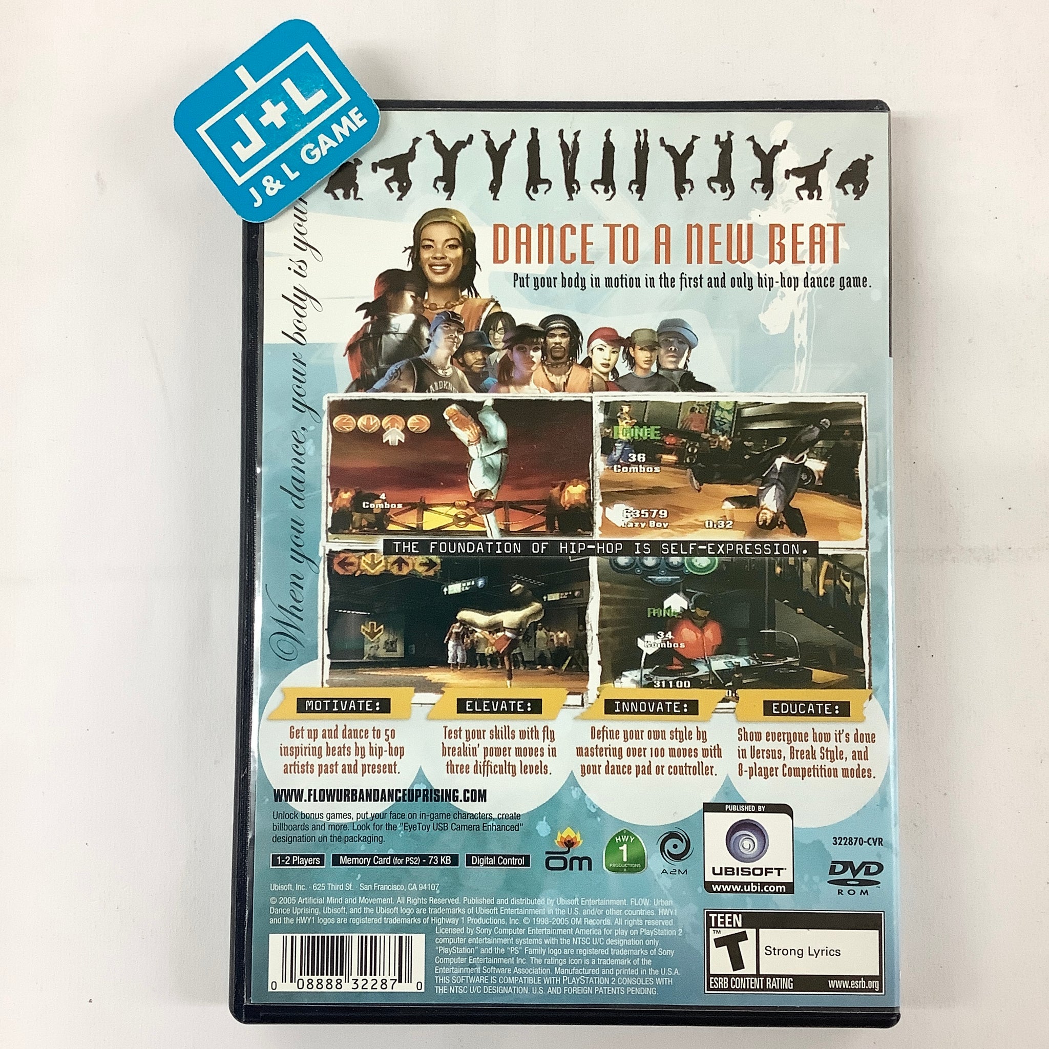Flow: Urban Dance Uprising - (PS2) PlayStation 2 [Pre-Owned] – J&L ...