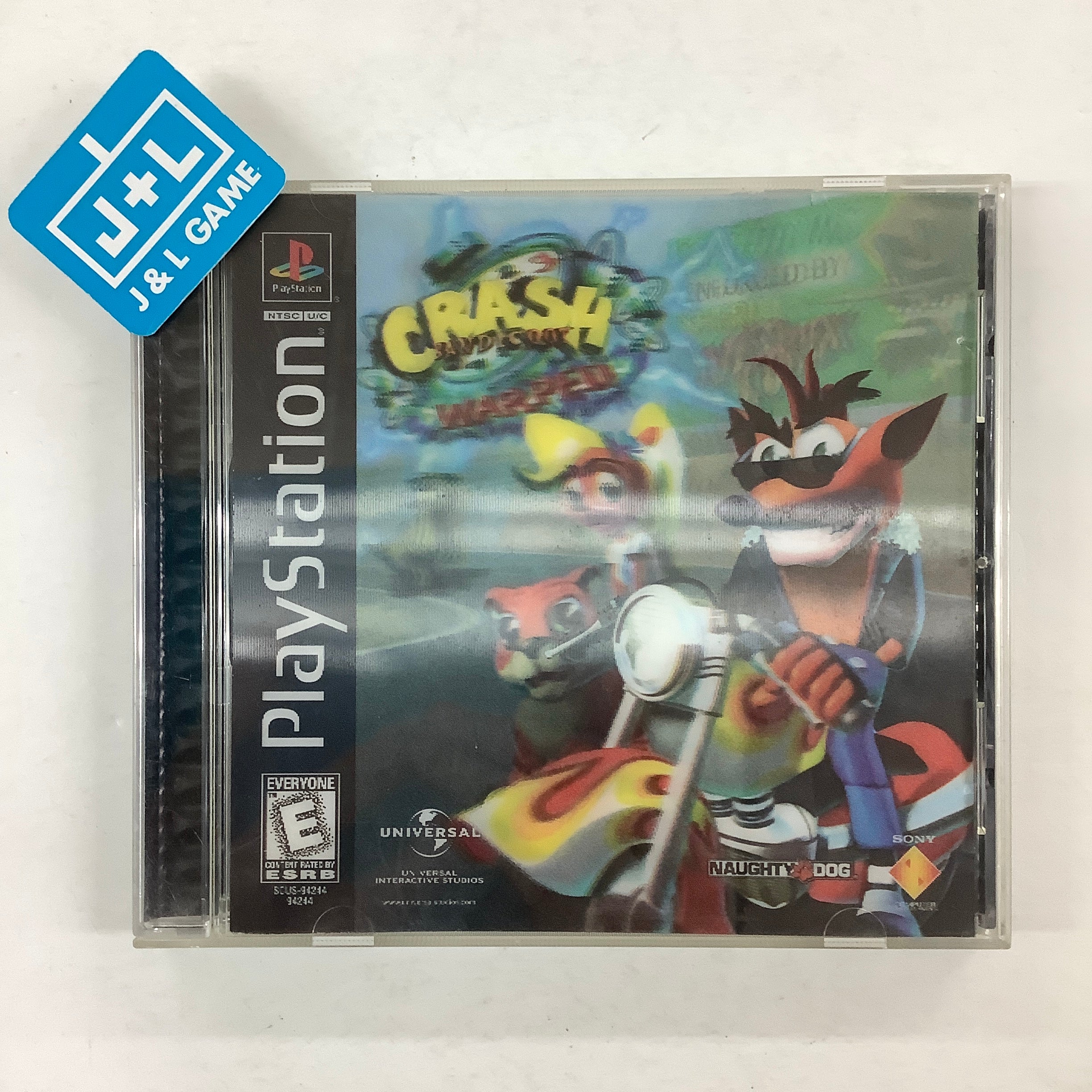 Crash Bandicoot 3: Warped (Lenticular Cover) - (PS1) PlayStation 1 [Pr ...