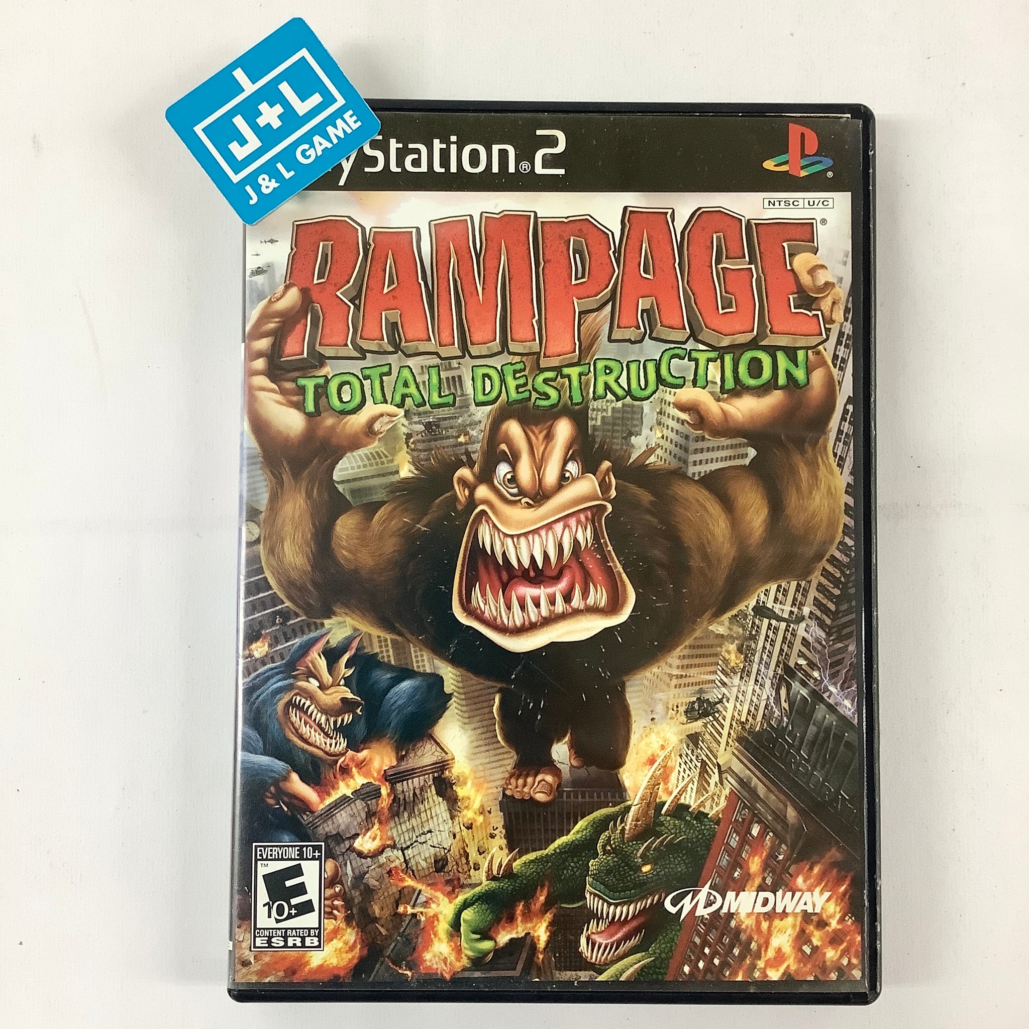 Rampage: Total Destruction - (PS2) PlayStation 2 [Pre-Owned] – J&L ...