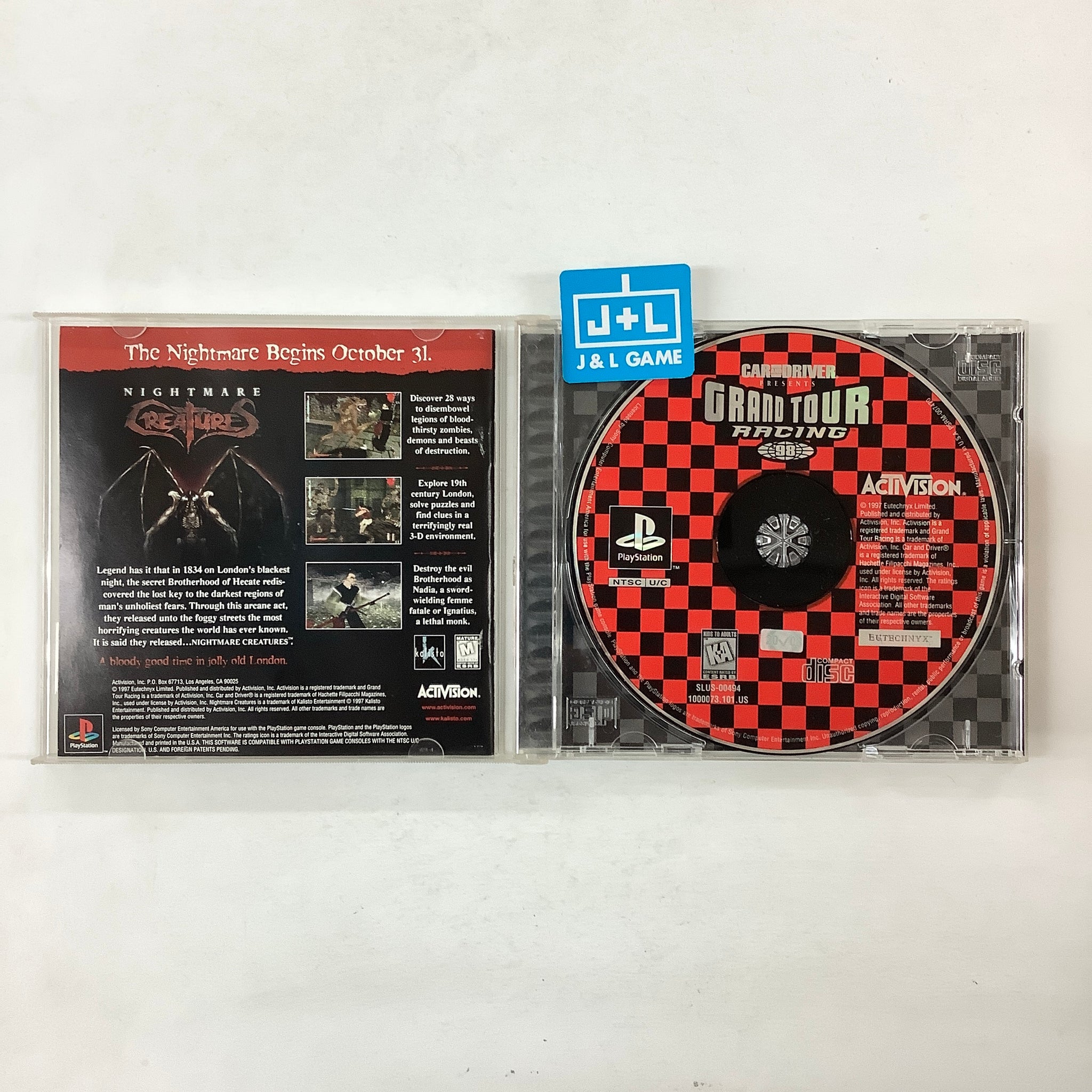 Car and Driver Presents: Grand Tour Racing '98 - (PS1) PlayStation 1 ...