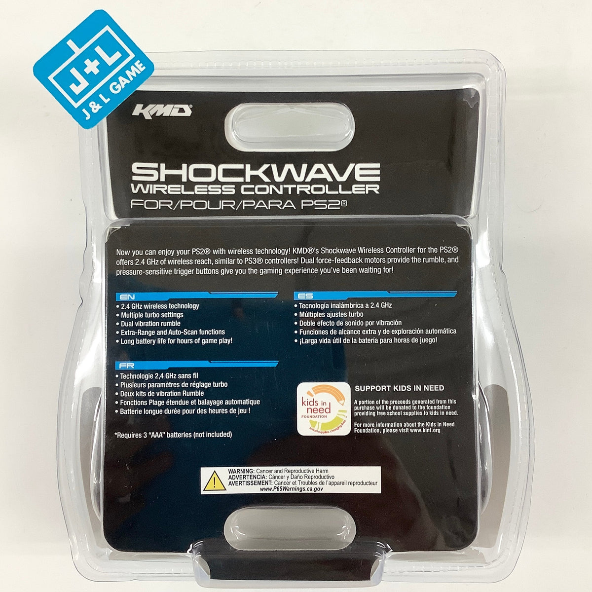 KMD PlayStation 2 Shockwave Wireless Controller - (PS2) PlayStation 2 ...