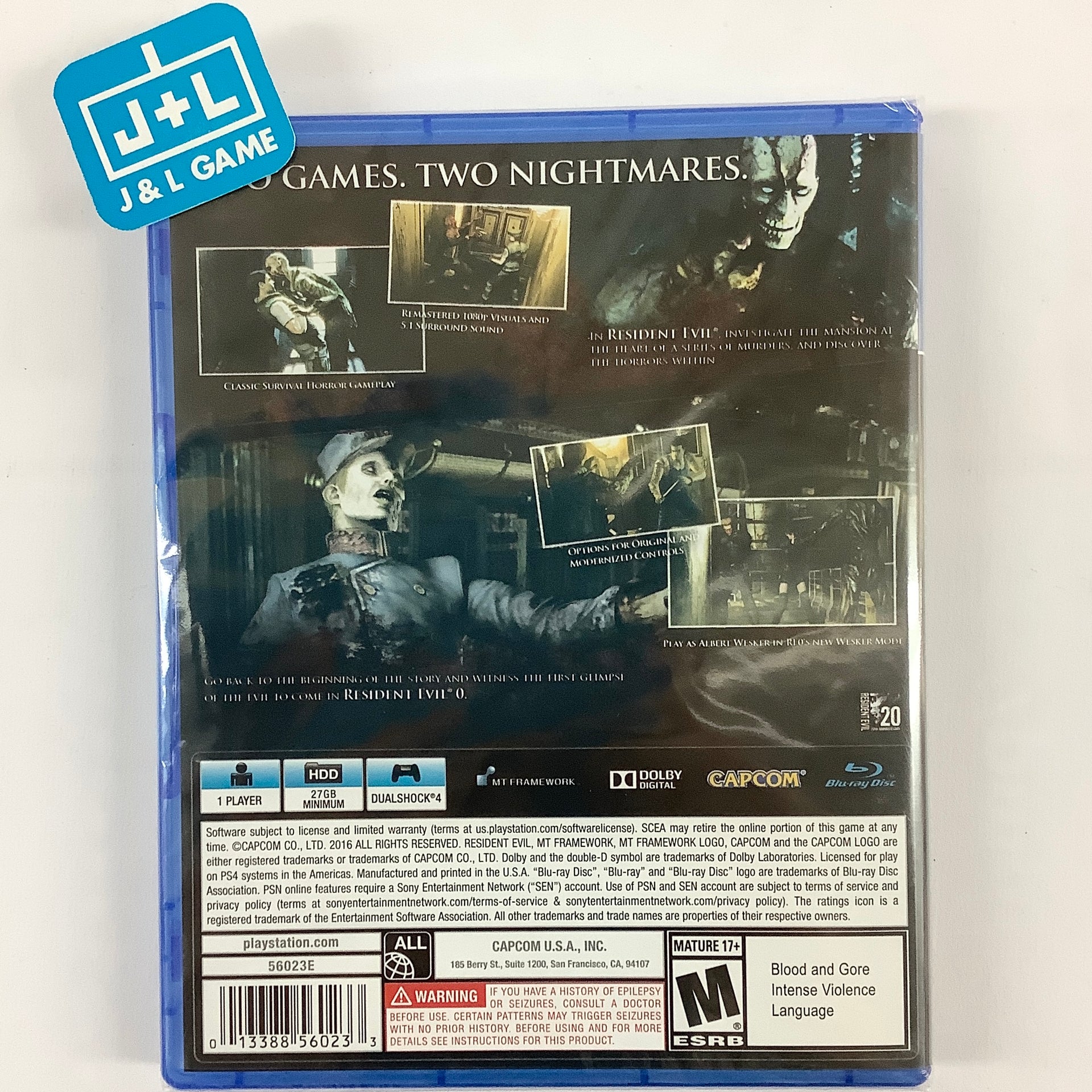 Resident Evil Origins Collection - (PS4) PlayStation 4 | J&L Game