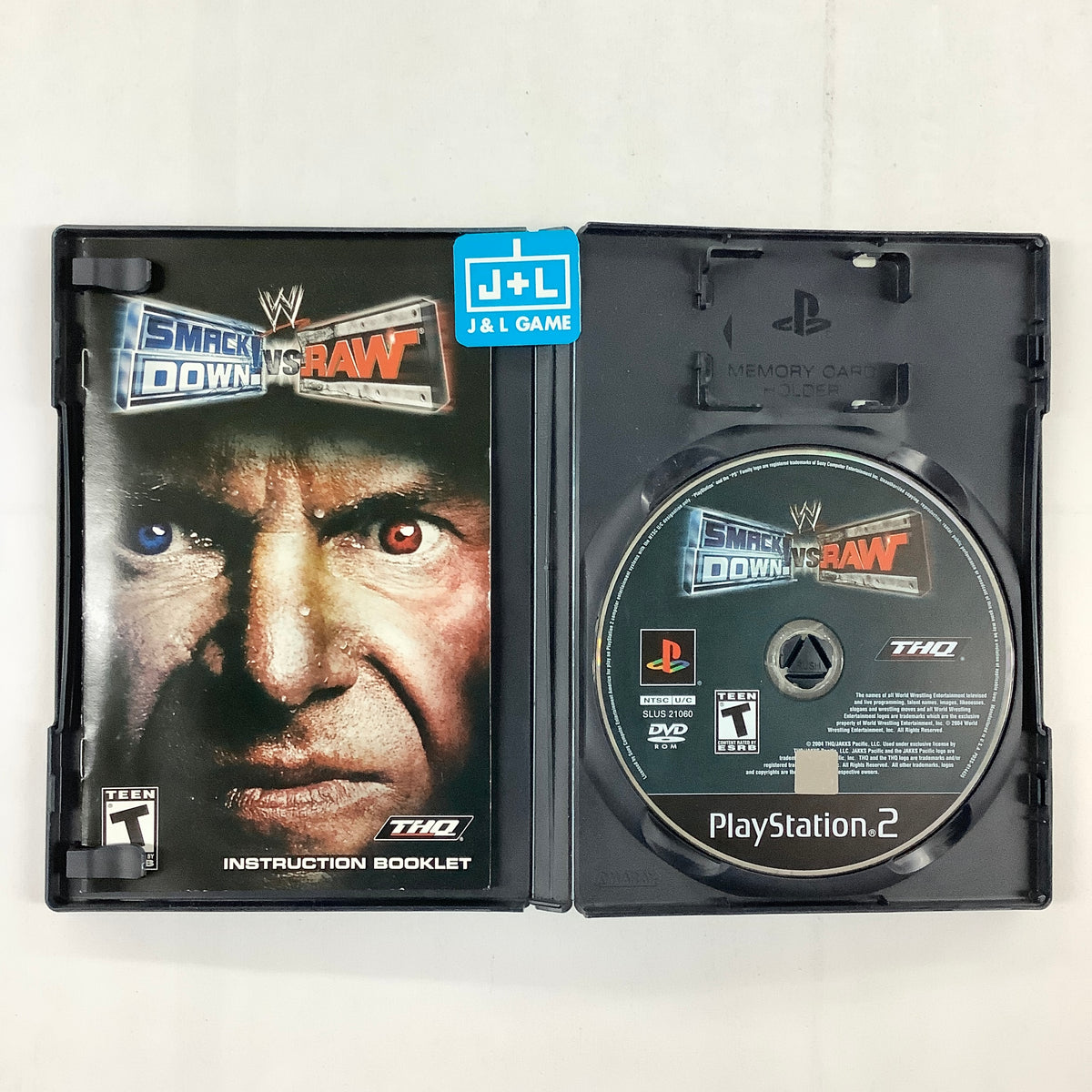 WWE SmackDown! vs. Raw - (PS2) PlayStation 2 [Pre-Owned] | J&L Game