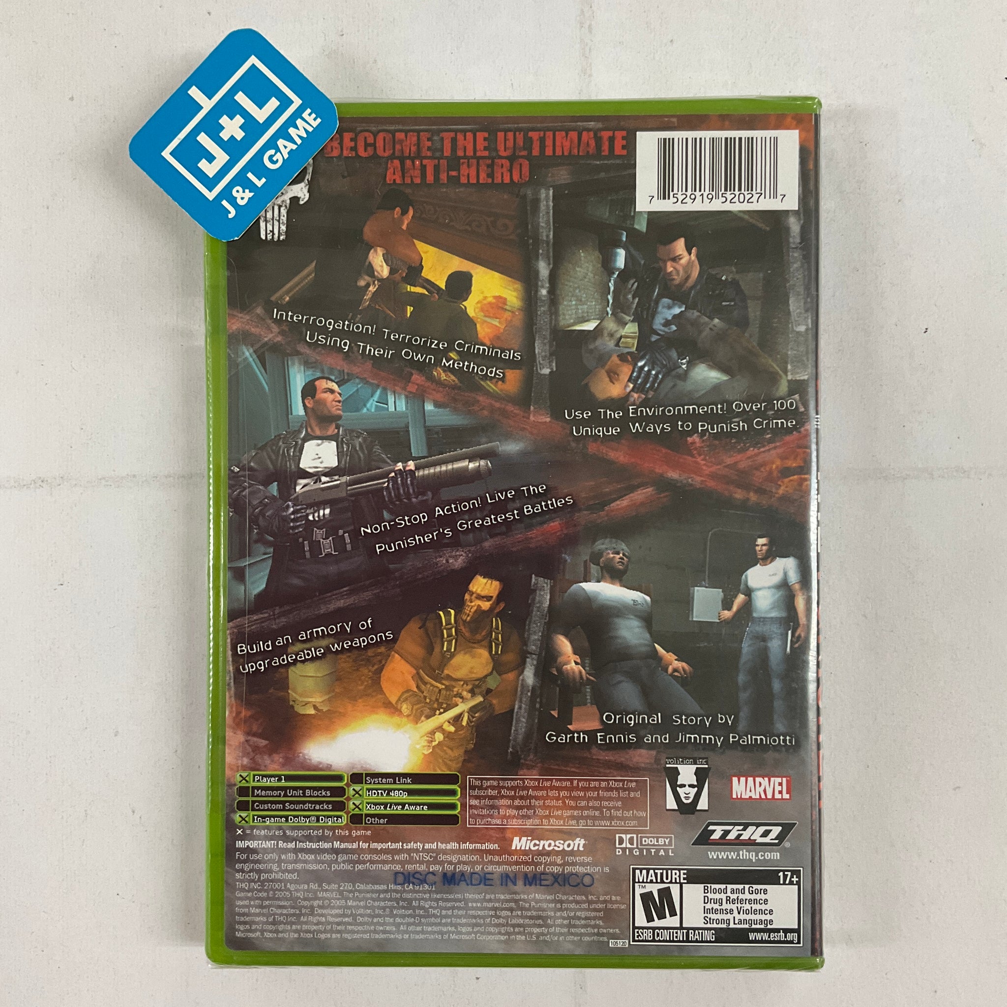 The Punisher - (XB) Xbox – J&L Video Games New York City