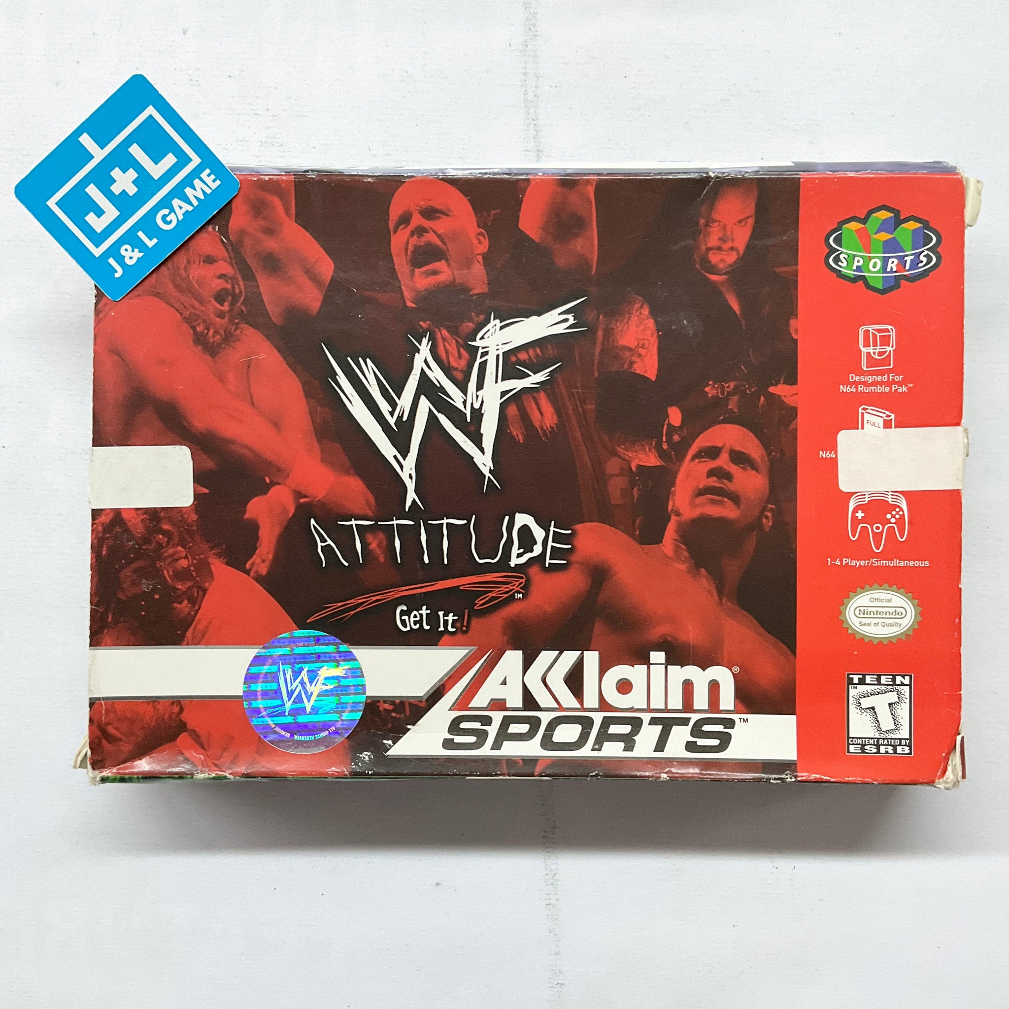 WWF Attitude - (N64) Nintendo 64 [Pre-Owned] – J&L Video Games New York ...