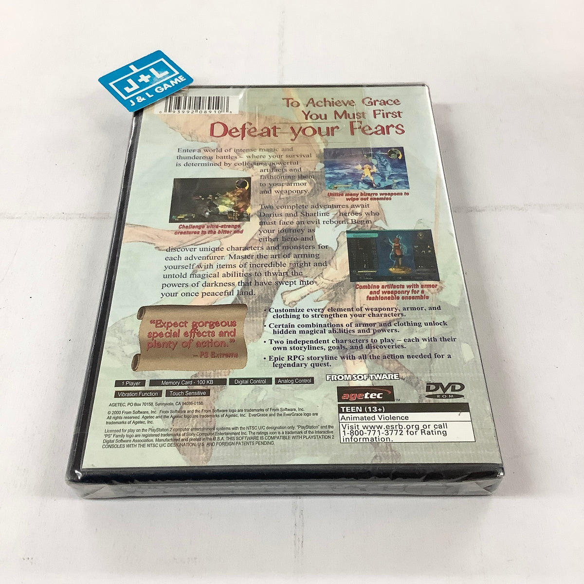 Evergrace - (PS2) PlayStation 2 | J&L Game