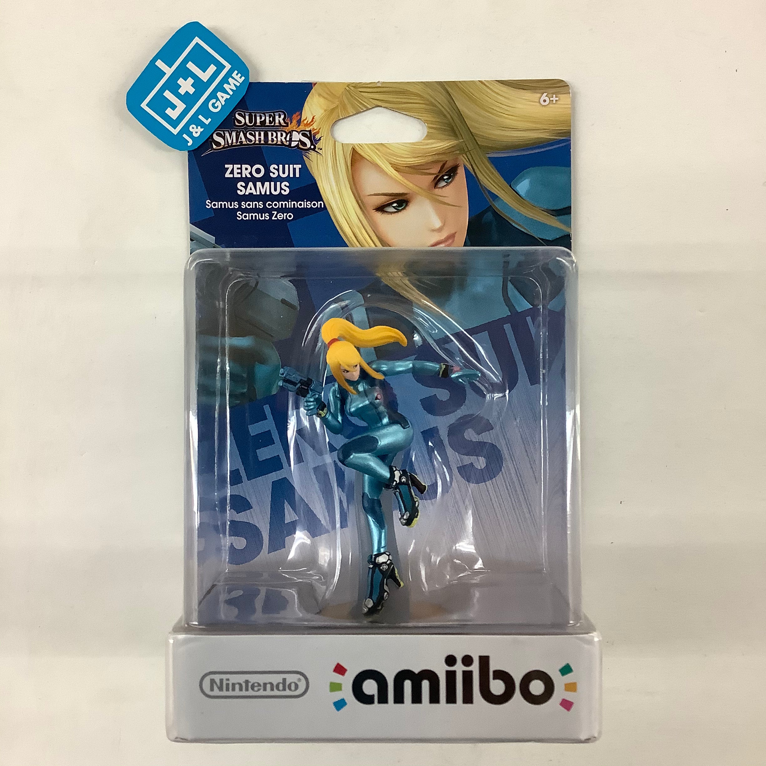 Zero Suit Samus (Super Smash Bros. series) - Nintendo Wiiu Amiibo | J&L ...