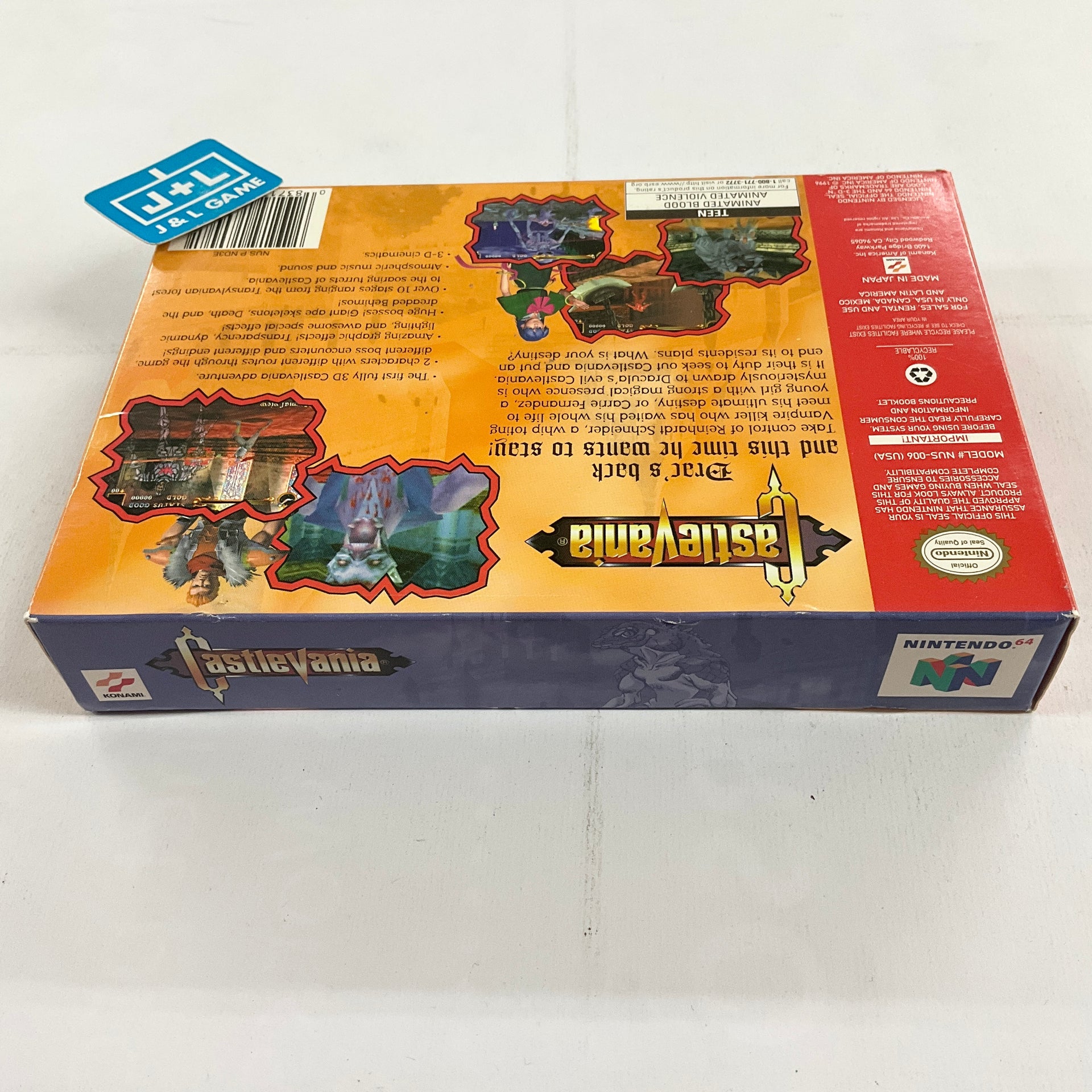 Castlevania - (N64) Nintendo 64 [Pre-Owned] | J&L Game