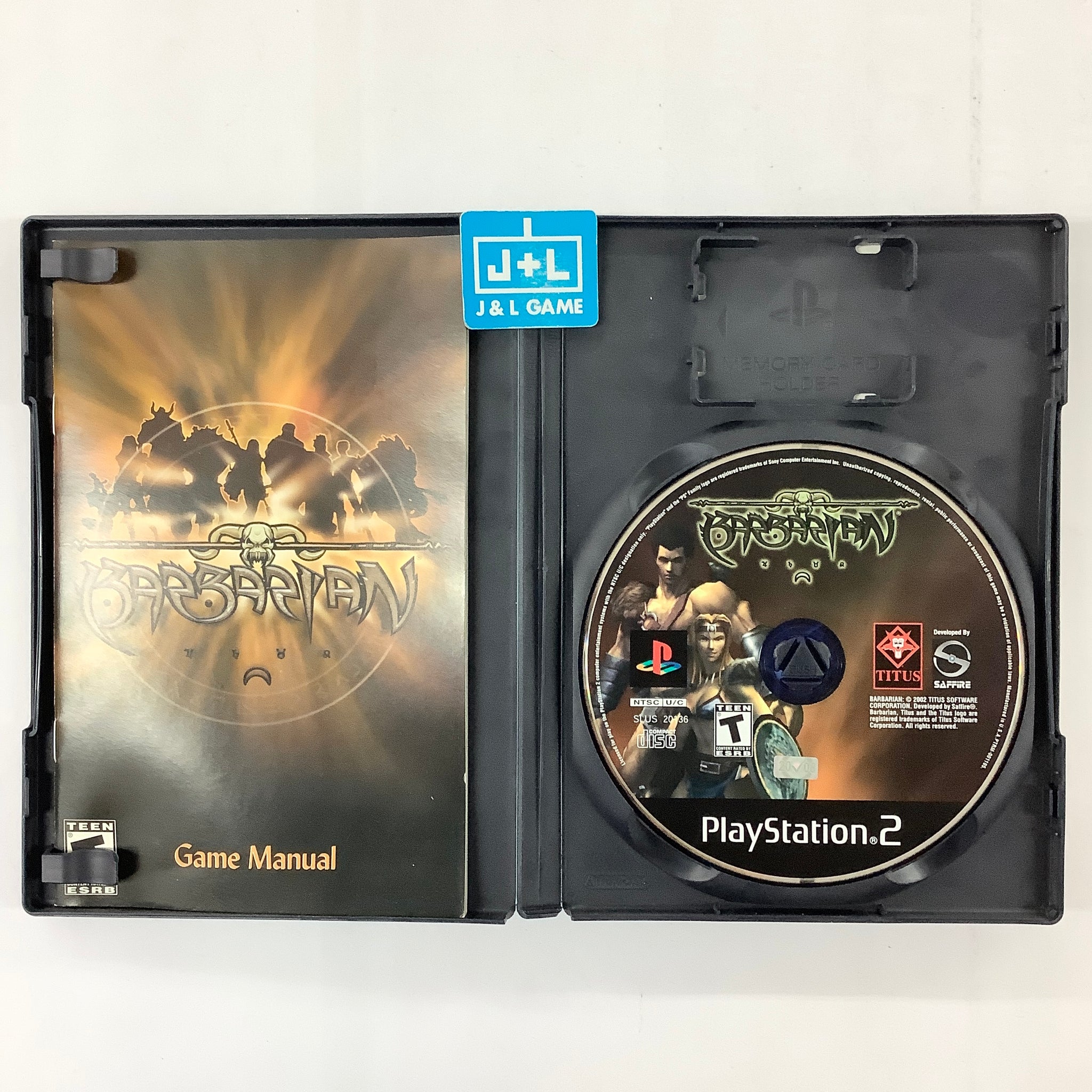 Barbarian - (PS2) PlayStation 2 [Pre-Owned] – J&L Video Games New York City