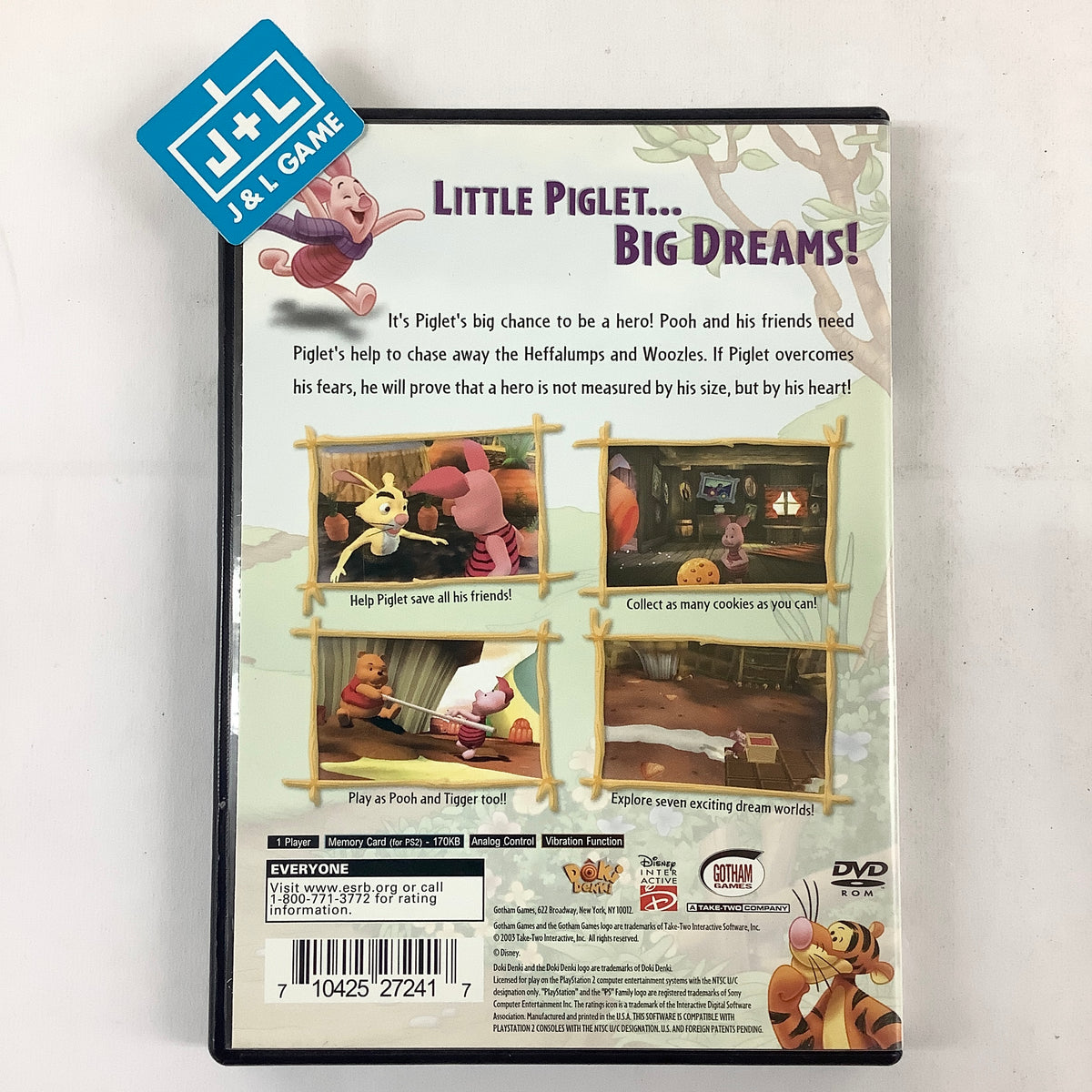 Piglet's Big Game - (PS2) PlayStation 2 [Pre-Owned] | J&L Game