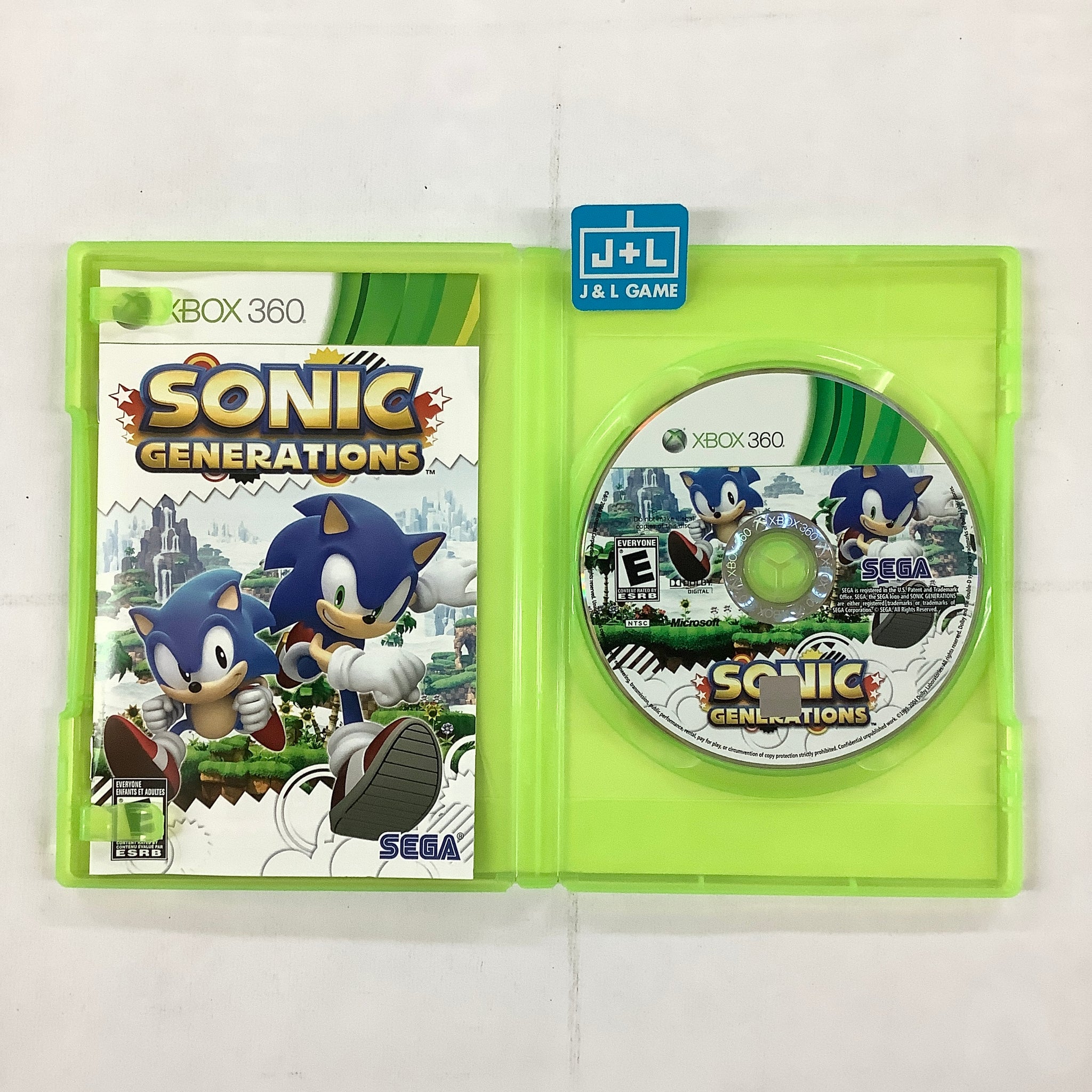 Sonic Generations - Xbox 360 [Pre-Owned] – J&L Video Games New York City
