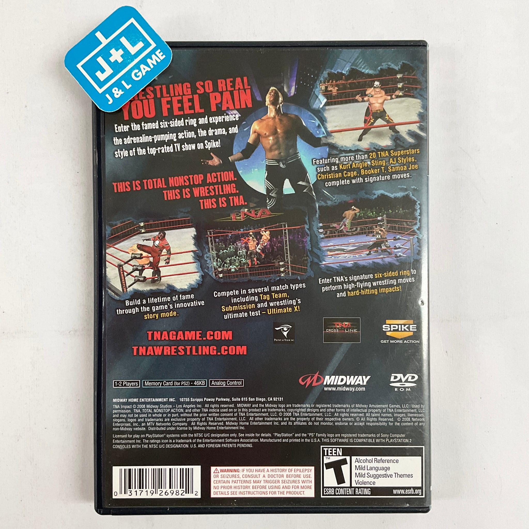 TNA iMPACT! - (PS2) PlayStation 2 [Pre-Owned] – J&L Video Games New ...