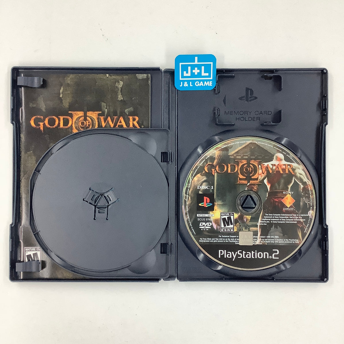 God of War II (Two Disc Set) - (PS2) PlayStation 2 [Pre-Owned] | J&L Game