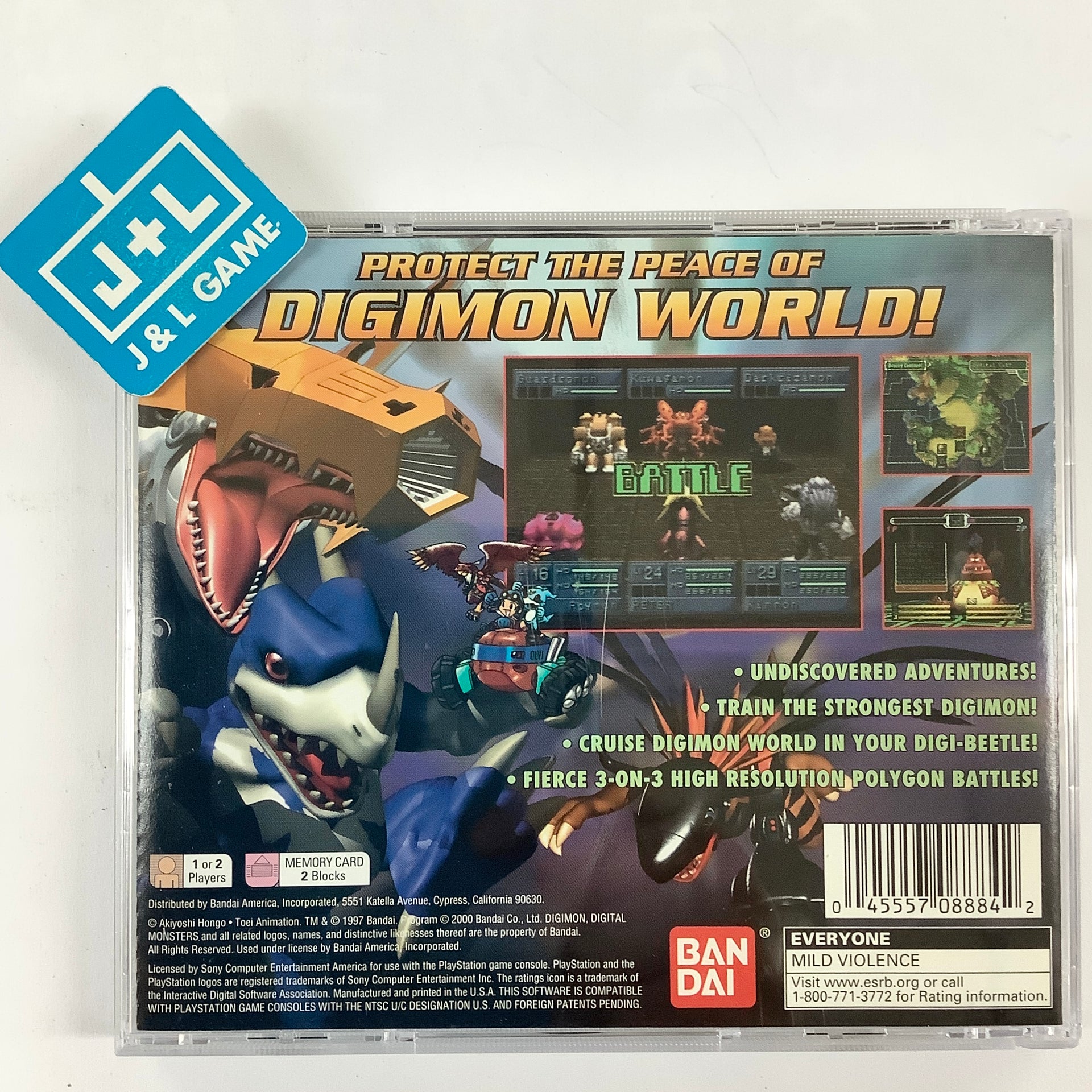 Digimon World 2 - (PS1) PlayStation 1 [Pre-Owned] | J&L Game