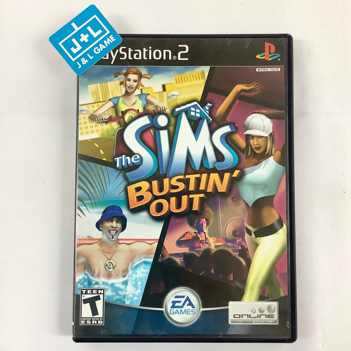 The Sims Bustin' Out - (PS2) PlayStation 2 [Pre-Owned] | J&L Game