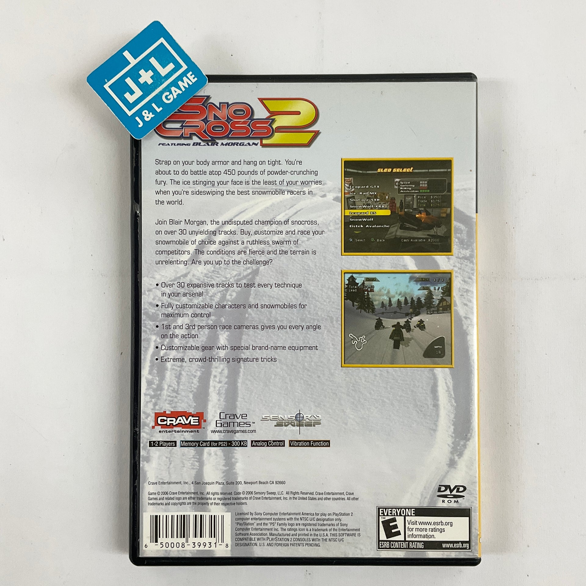 SnoCross 2: Featuring Blair Morgan - (PS2) PlayStation 2 [Pre-Owned ...