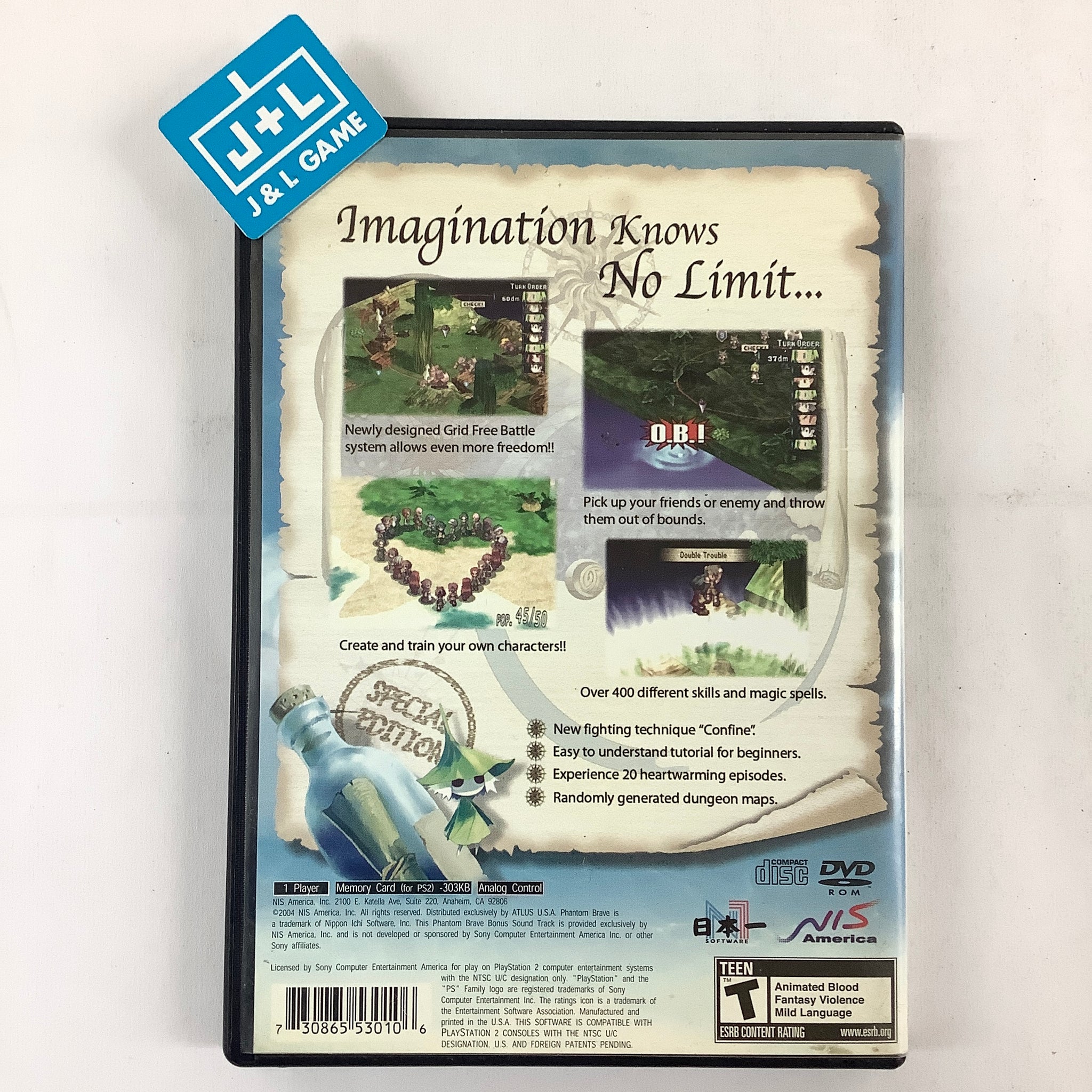 Phantom Brave - (PS2) PlayStation 2 [Pre-Owned] – J&L Video Games New ...