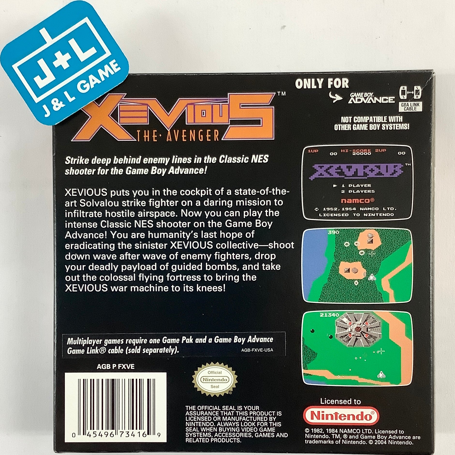 Classic NES Series: Xevious - (GBA) Game Boy Advance [Pre-Owned] – J&L ...