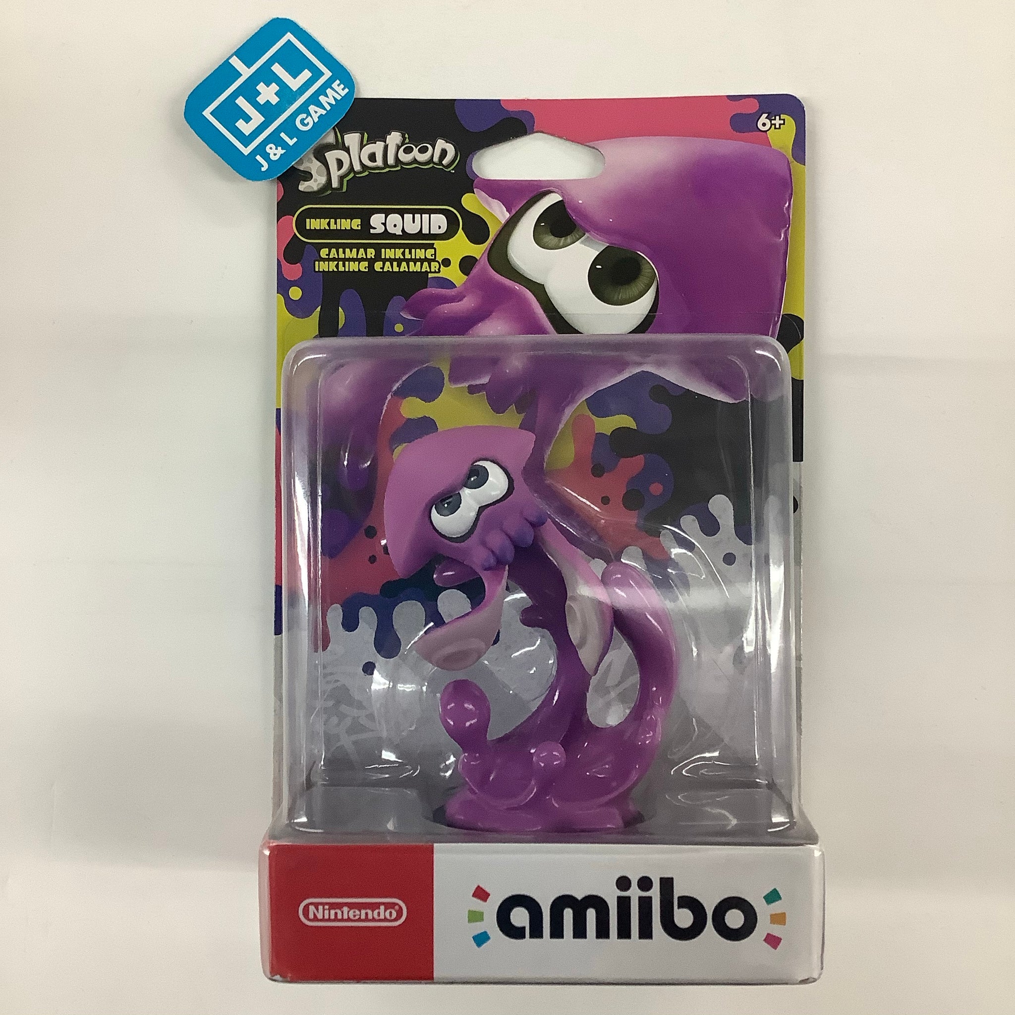 Inkling Squid (Neon Purple) (Splatoon series) - Nintendo Switch Amiibo – J&L Video Games New ...