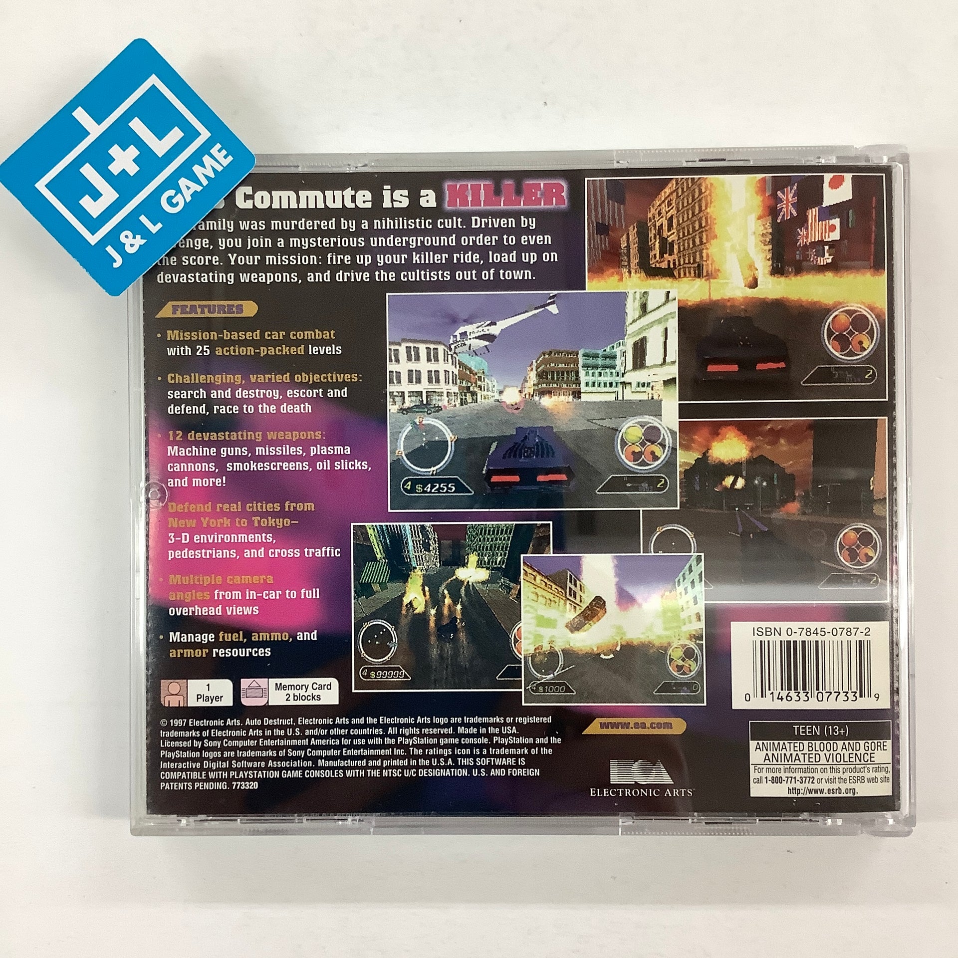 Auto Destruct - (PS1) PlayStation 1 [Pre-Owned] | J&L Game