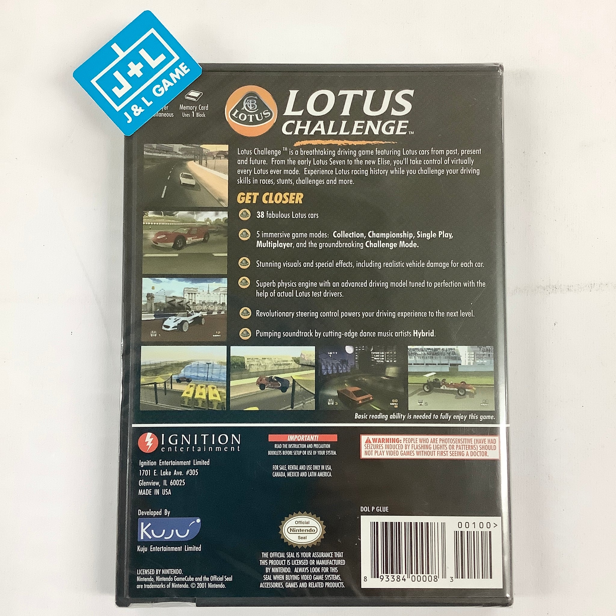 Lotus Challenge - (GC) Nintendo GameCube – J&L Video Games New York City