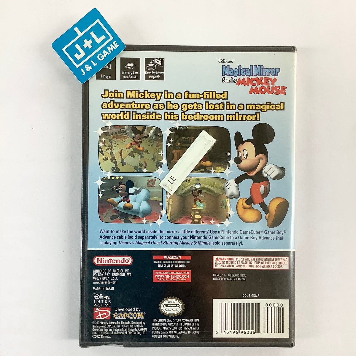 Disney's Magical Mirror Starring Mickey Mouse - (GC) GameCube | J&L Game