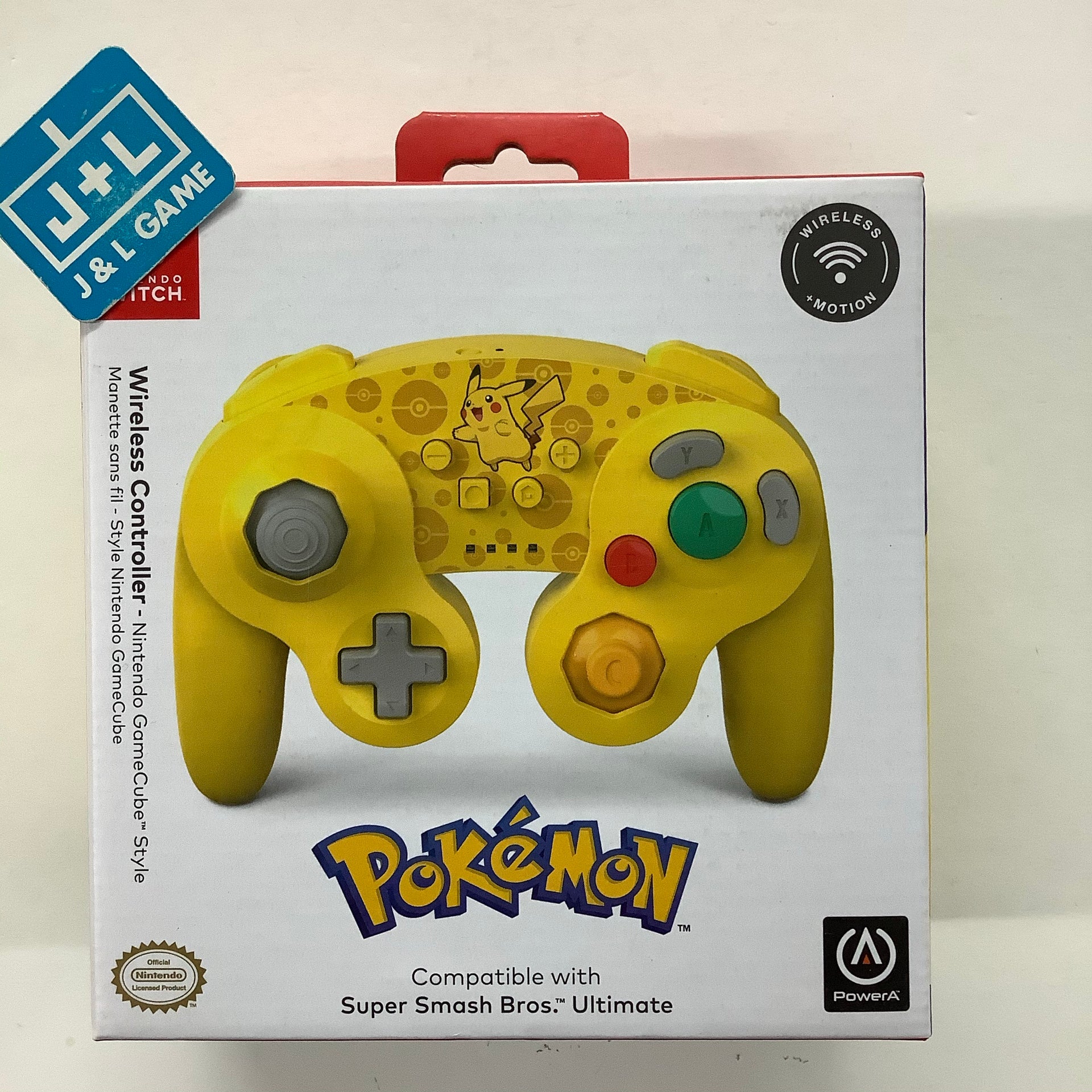 PowerA Wireless Controller (GameCube Style Pikachu) - (NSW) Nintendo S ...