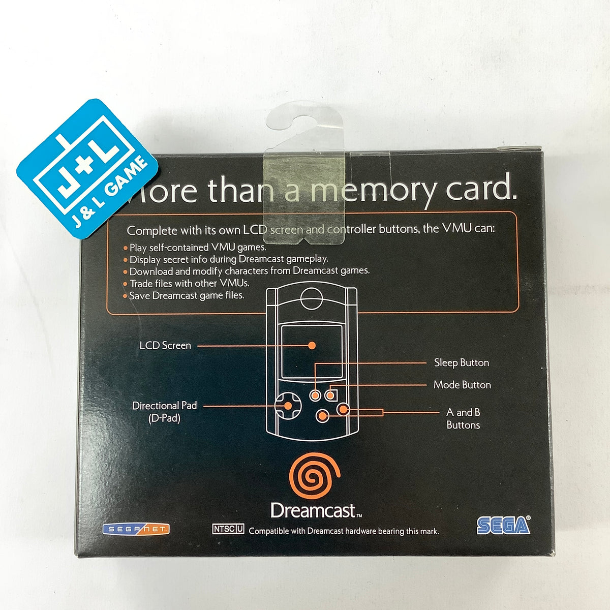 Sega Dreamcast Visual Memory Unit VMU (Blue) - (DC) Sega Dreamcast | J&L Game