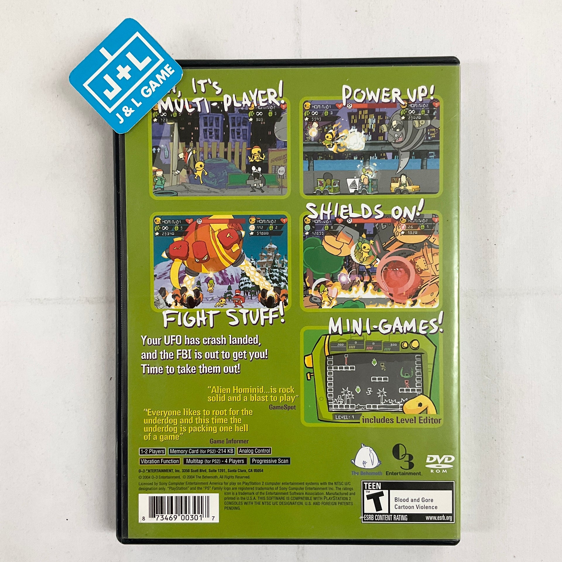 Alien Hominid - (PS2) PlayStation 2 [Pre-Owned] | J&L Game