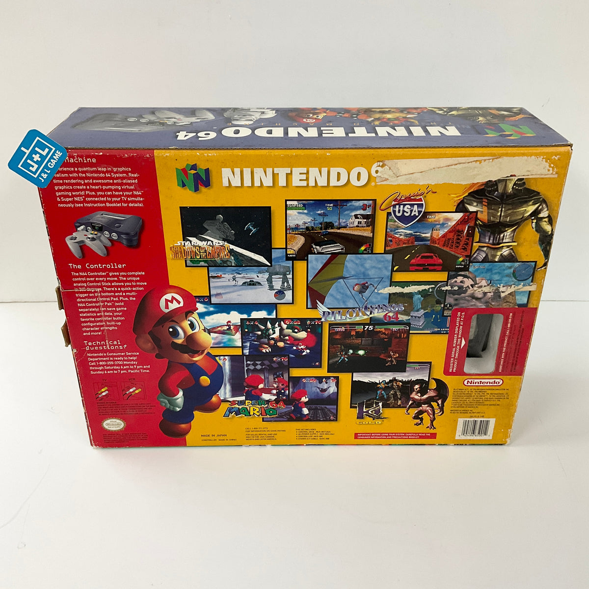Nintendo 64 Hardware Console (Black) - (N64) Nintendo 64 [Pre-Owned ...