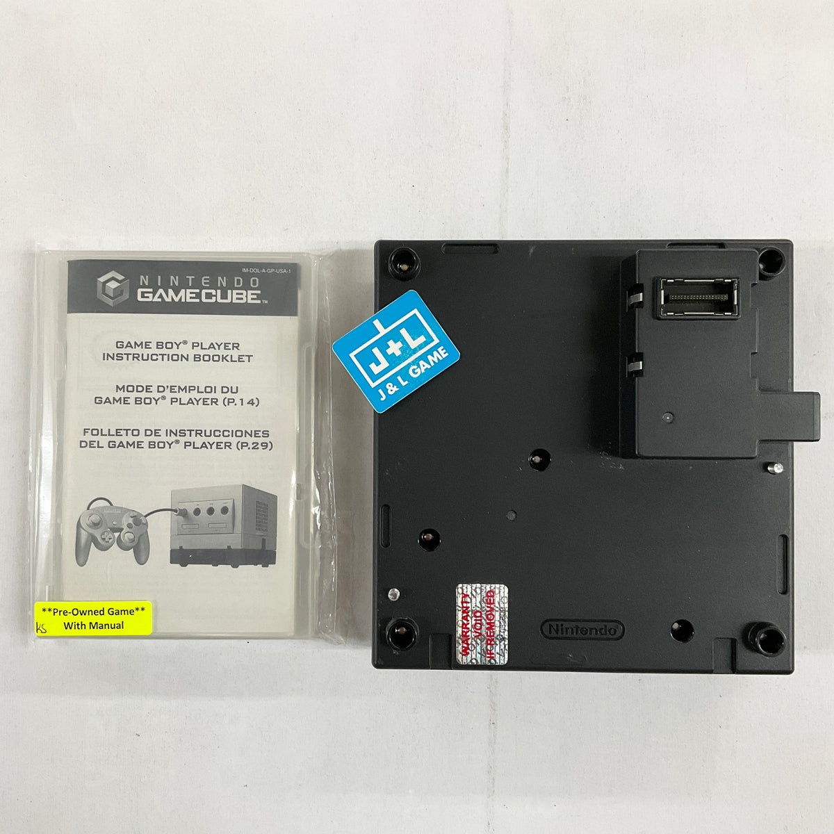 Nintendo Game Boy Player (Black) - (GC) GameCube [Pre-Owned] | J&L Game