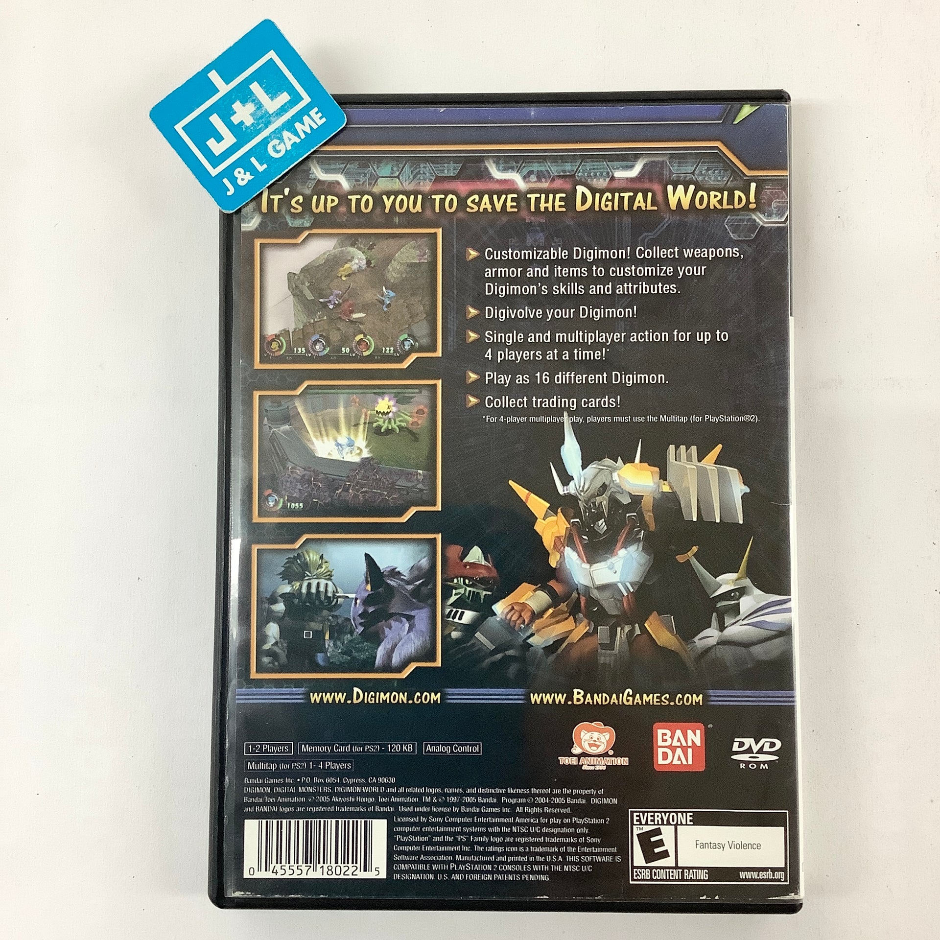 Digimon World 4 - (PS2) Playstation 2 [Pre-Owned] | J&L Game
