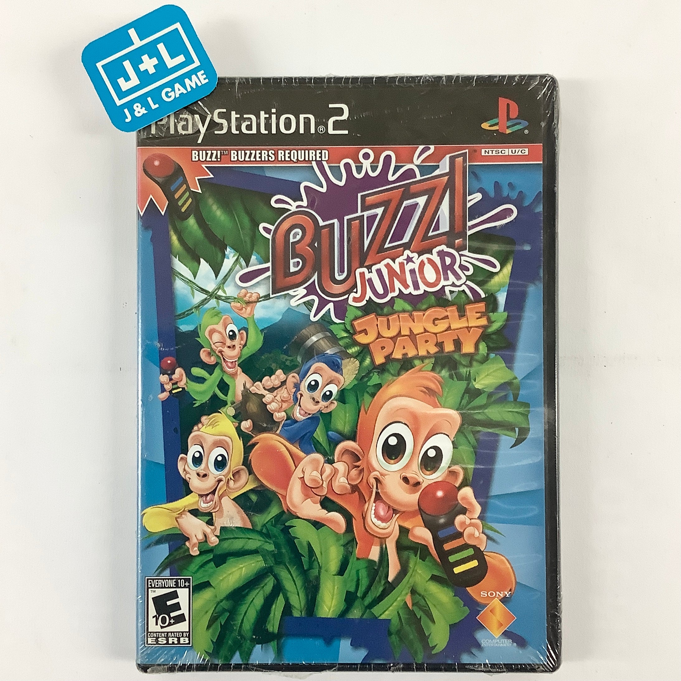 Buzz Junior Jungle Party PS2 PlayStation 2 J L Game Buzz Junior Jungle Party PS2 PlayStation 2 J L Game
