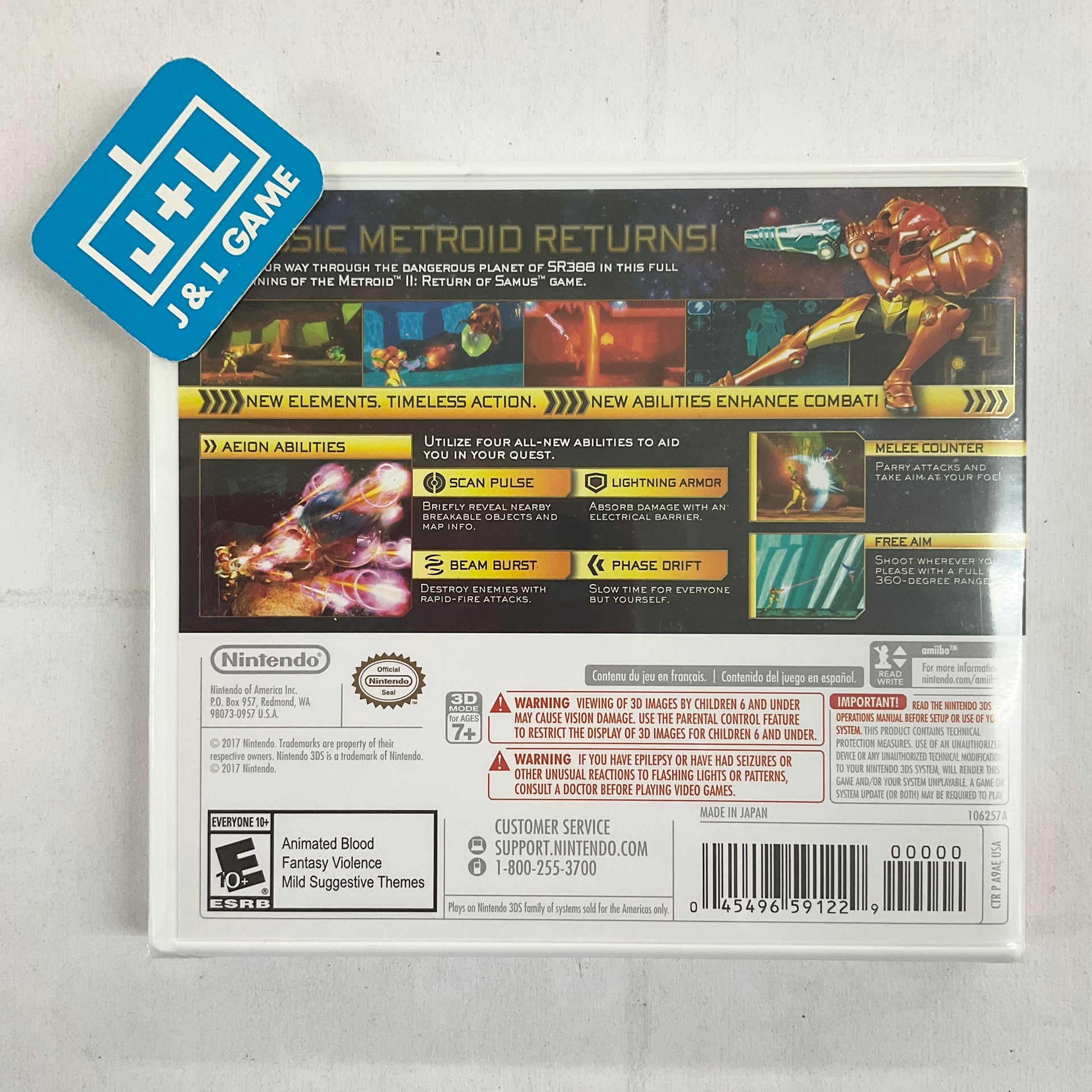 Metroid: Samus Returns - Nintendo 3DS | J&L Game