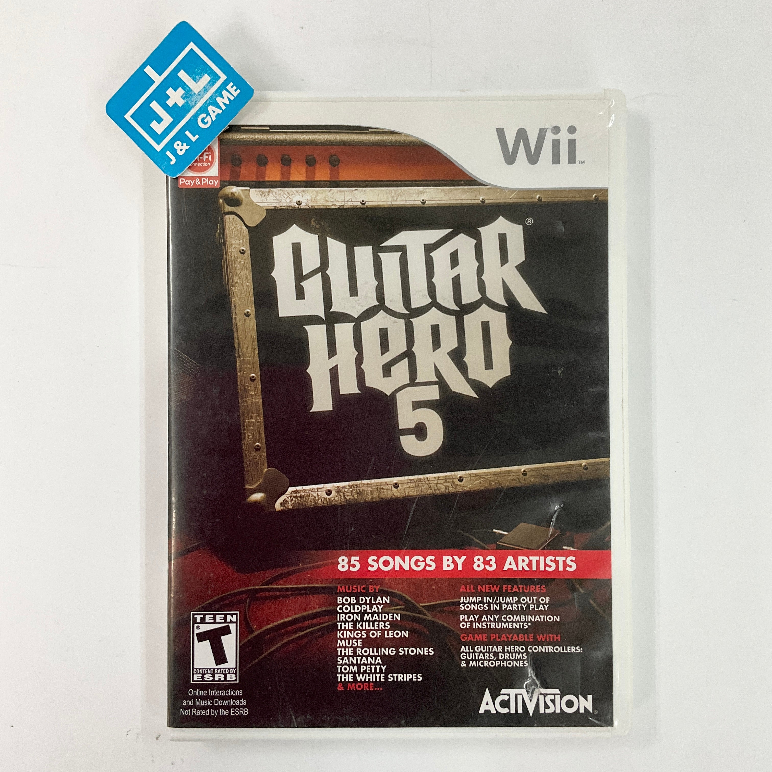 Nintendo Wii Guitar Hero 5 Guitar Kit - Nintendo Wii [Pre-Owned] | J&L Game
