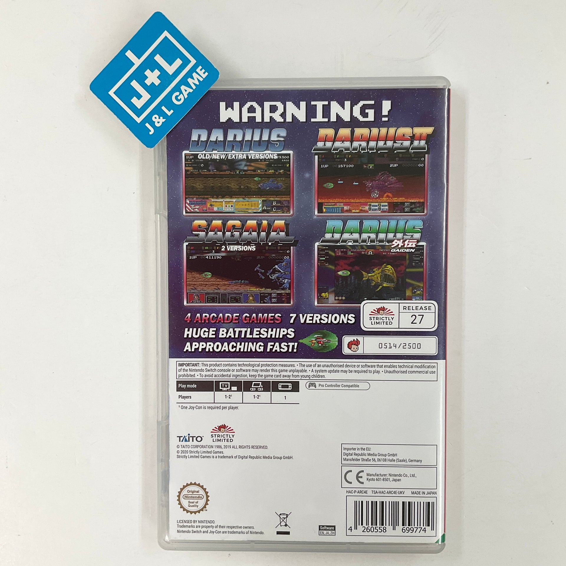 Darius Cozmic Collection Arcade (Strictly Limited #27) - (NSW) Nintend ...