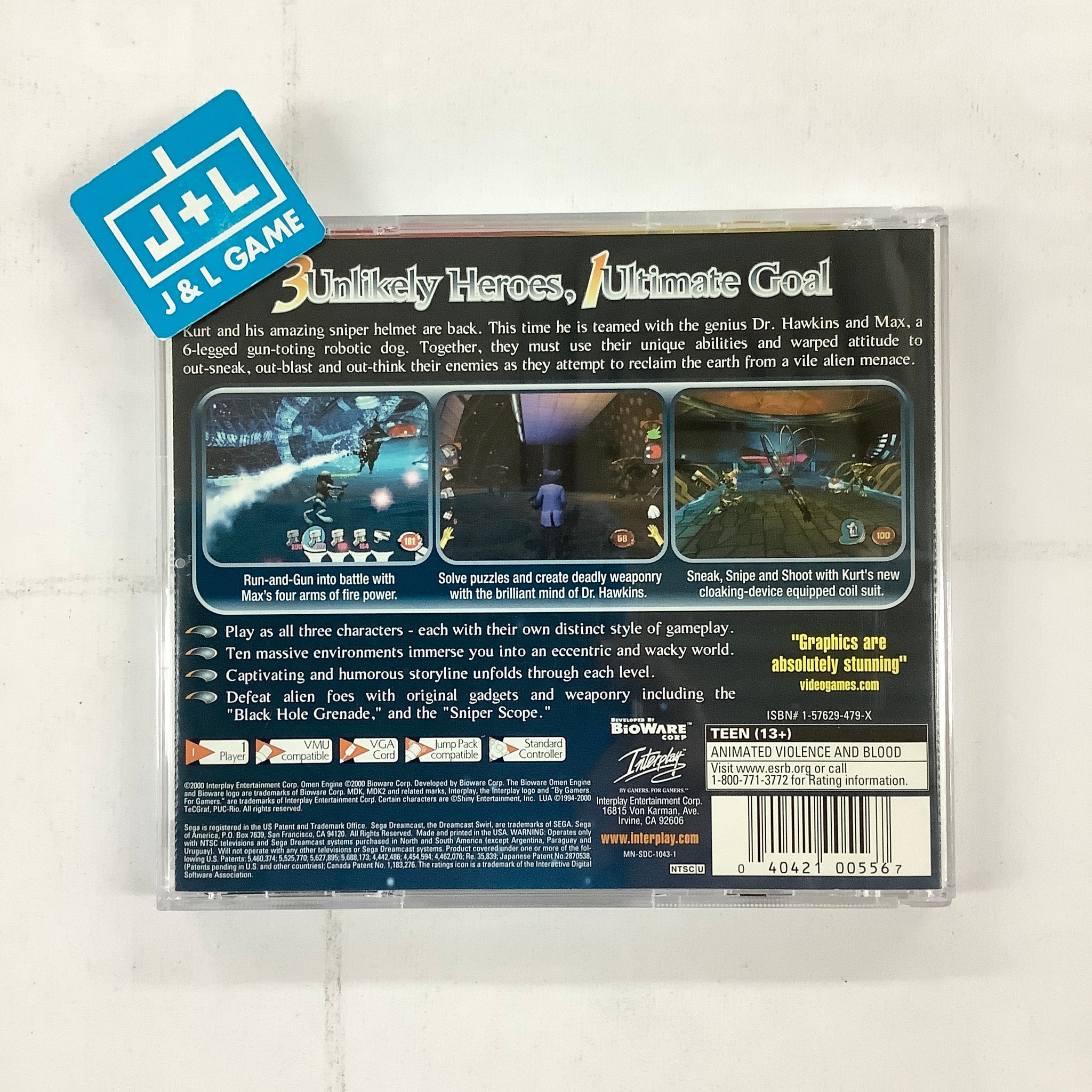 MDK2 - (DC) SEGA Dreamcast [Pre-Owned] – J&L Video Games New York City