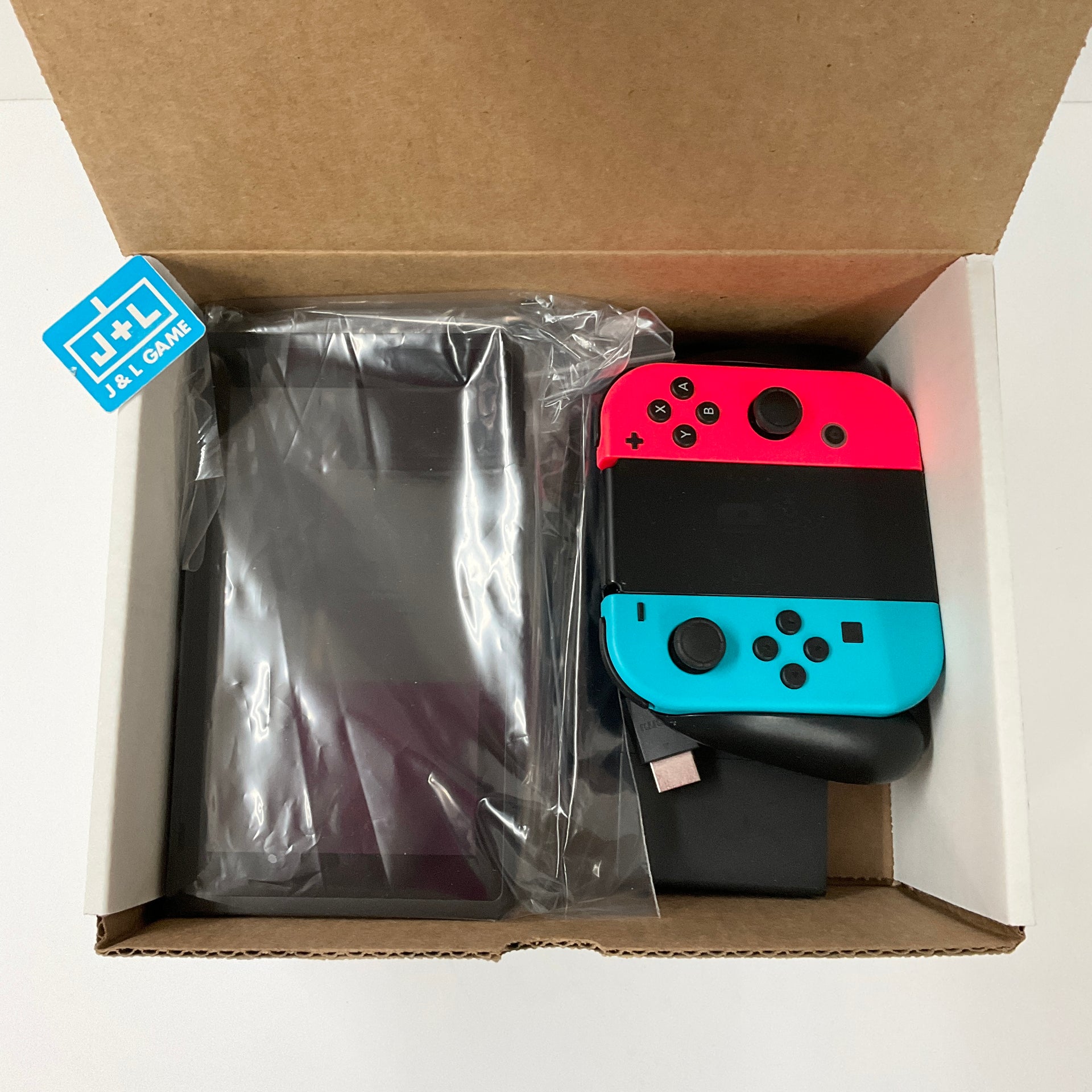 Nintendo Switch Console with Neon Blue and Neon Red Joy-Con (L-R) - (N ...