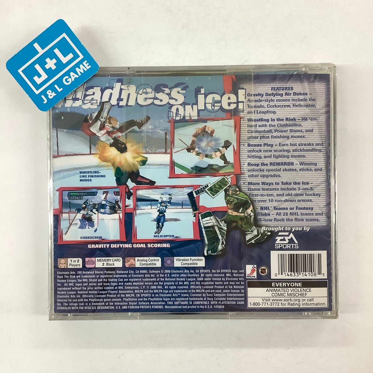 NHL Rock the Rink - (PS1) PlayStation 1 | J&L Game