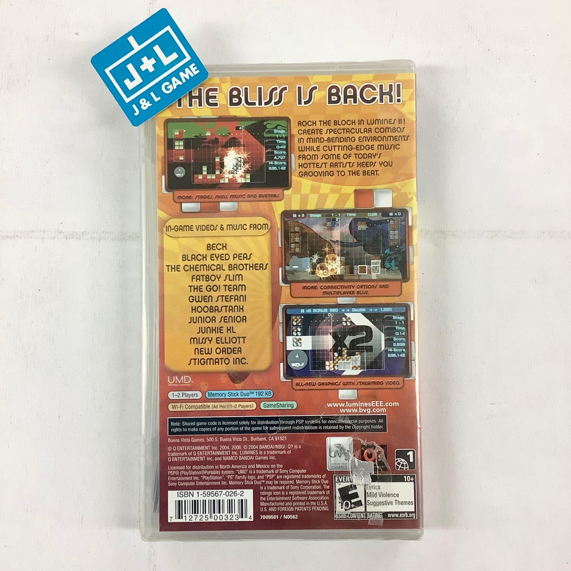 Lumines II - Sony PSP | J&L Game