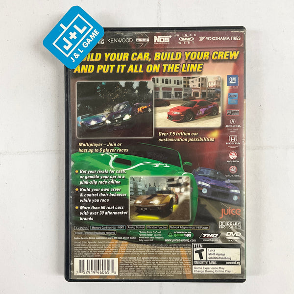 Juiced - (PS2) PlayStation 2 [Pre-Owned] – J&L Video Games New York City