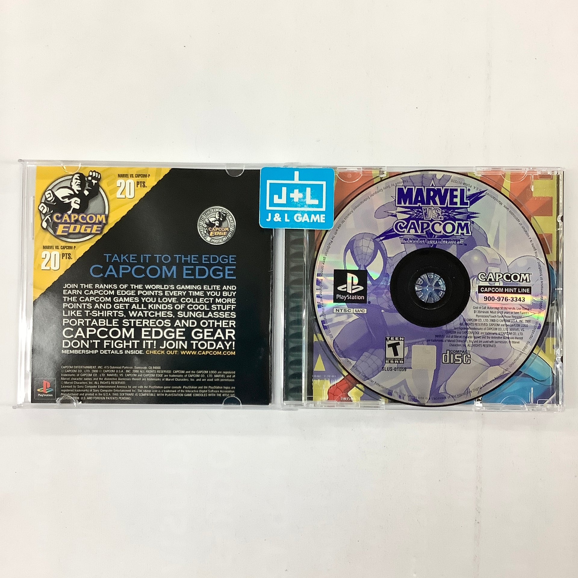 Marvel vs. Capcom: Clash of Super Heroes - (PS1) PlayStation 1 [Pre-Ow ...