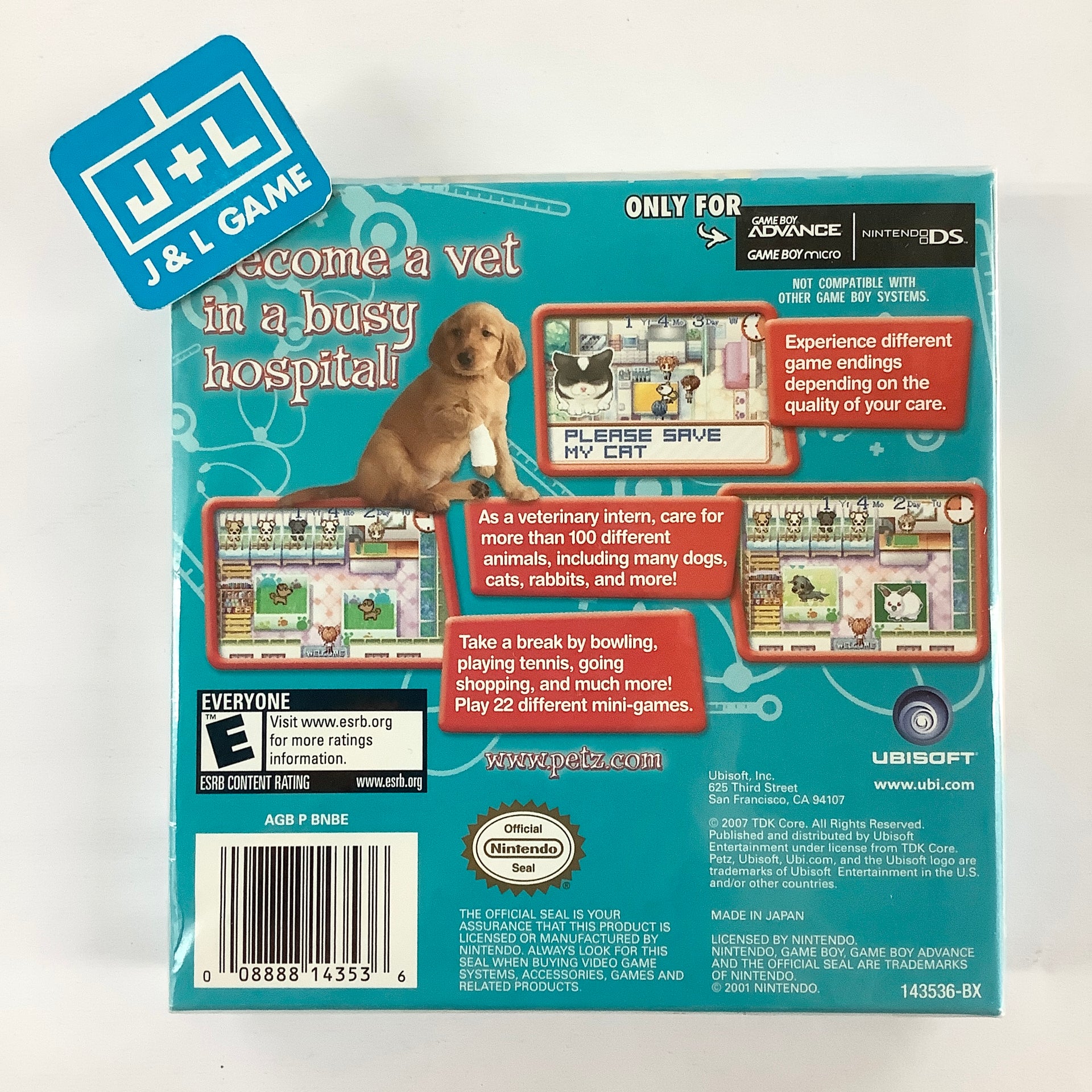 Petz Vet - (GBA) Game Boy Advance | J&L Game