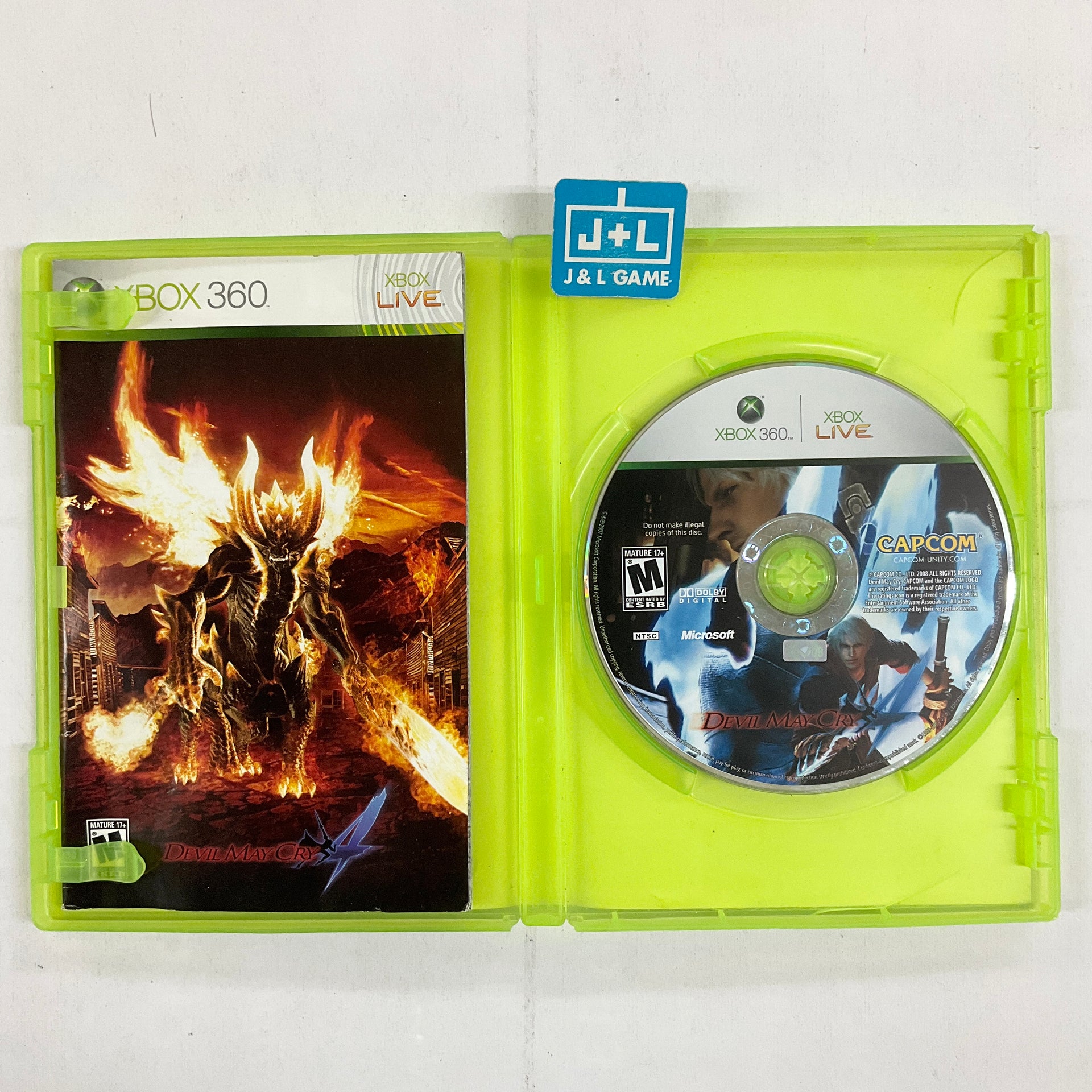 Devil May Cry 4 - Xbox 360 [Pre-Owned] | J&L Game